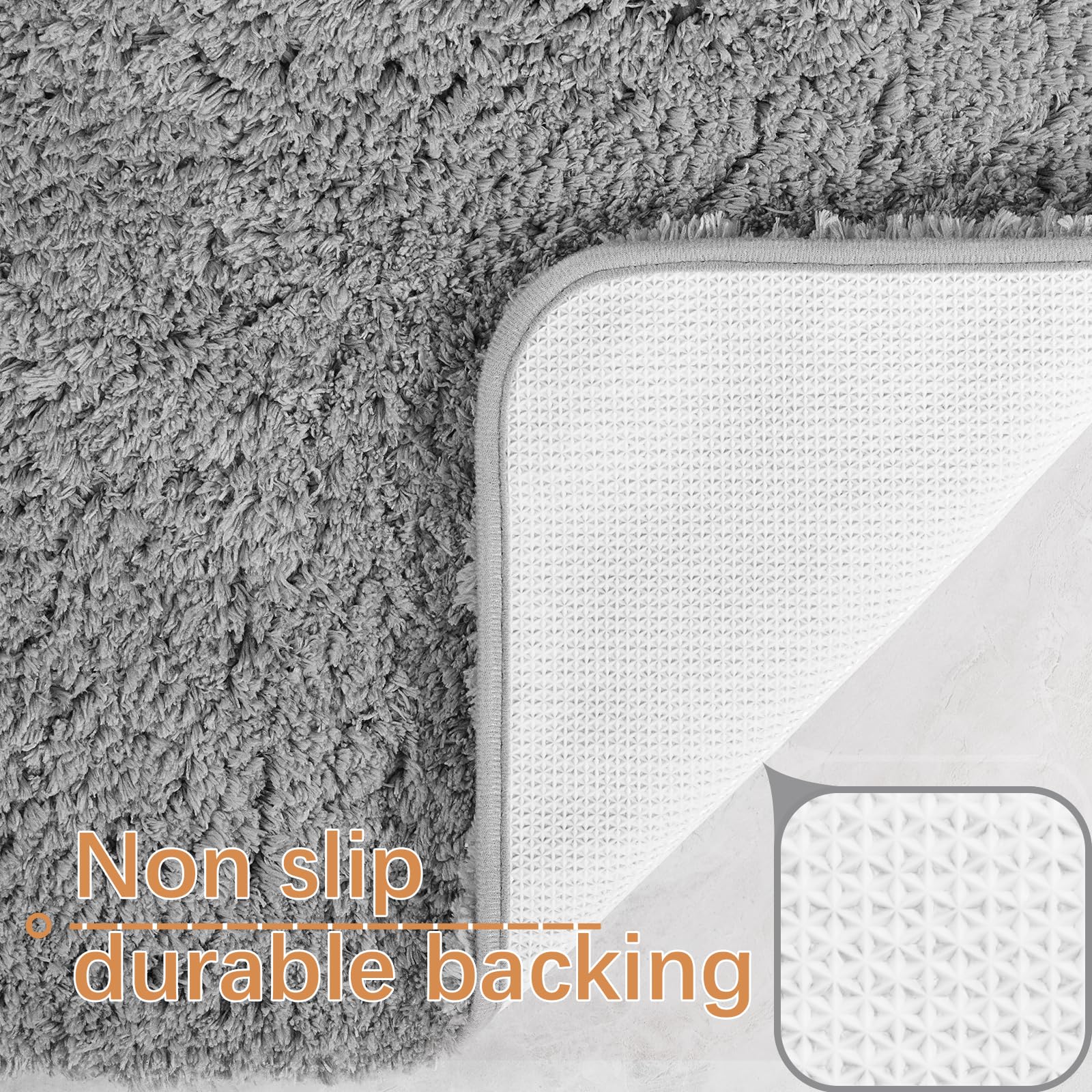 LOCHAS Bathroom Rug Runner 24x70 Inch, Soft Thick Absorbent Microfiber ...