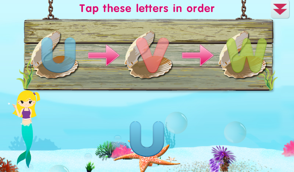 Aplicación Mermaid Preschool Lessons en Amazon Appstore