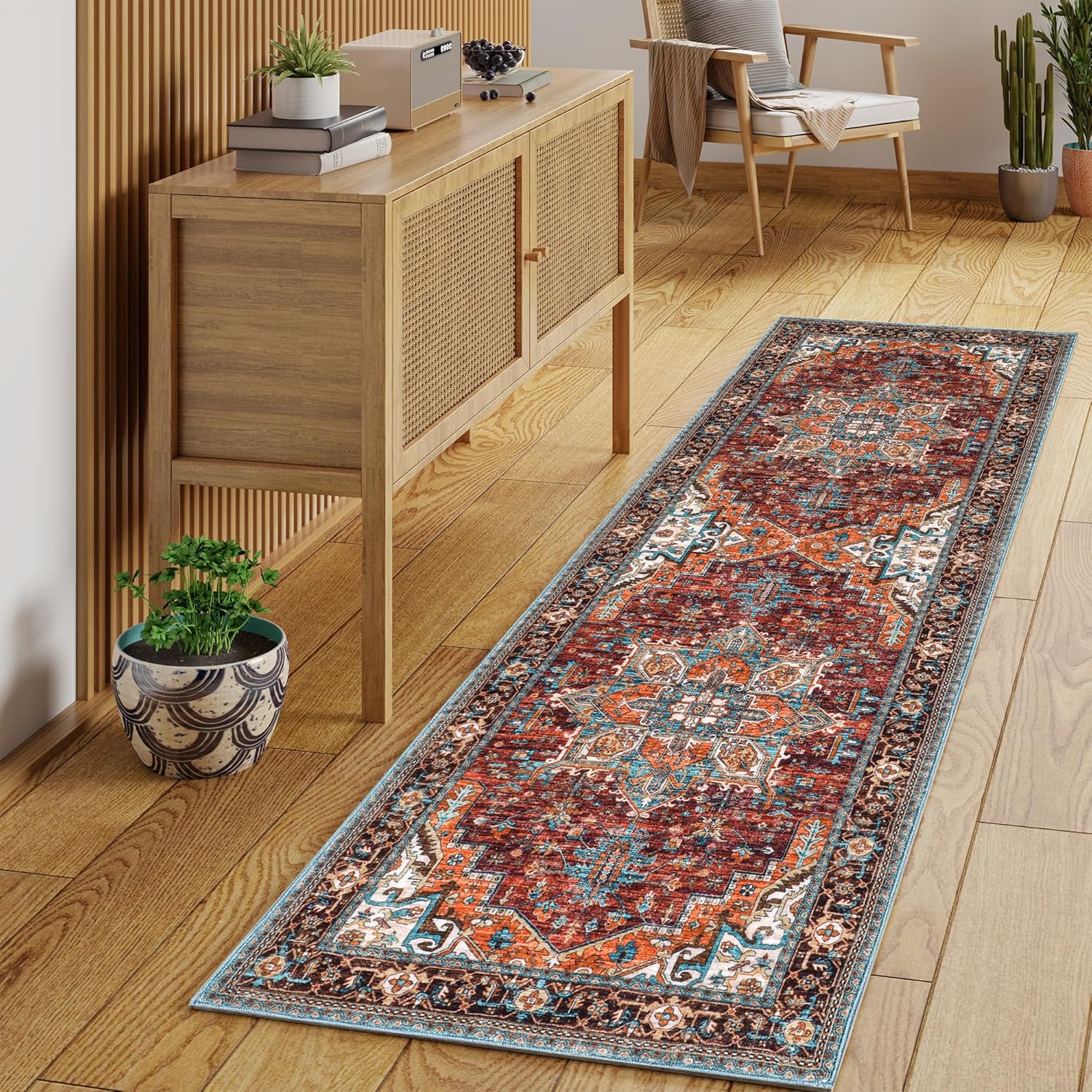 HUGEAR 2x6 Runner Rug, Washable Area Rugs,Shag Rugs,Easy Care Super ...