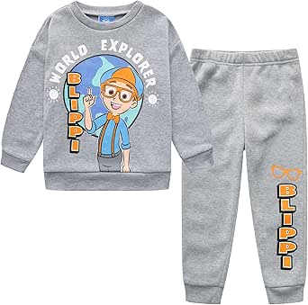 Amazon.com: Blippi Boys Long Sleeve Sweatshirt and Pants Set for ...