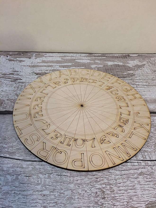 NewAge Designs Enochian Alphabet Cipher Disk Witches Alphabet Cipher ...