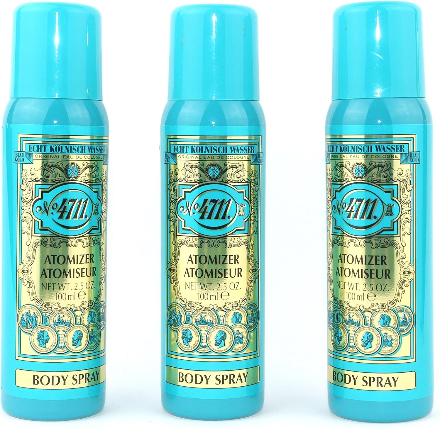3 x 4711 Original Eau de Cologne Body Spray 100ml : Amazon.co.uk: Beauty