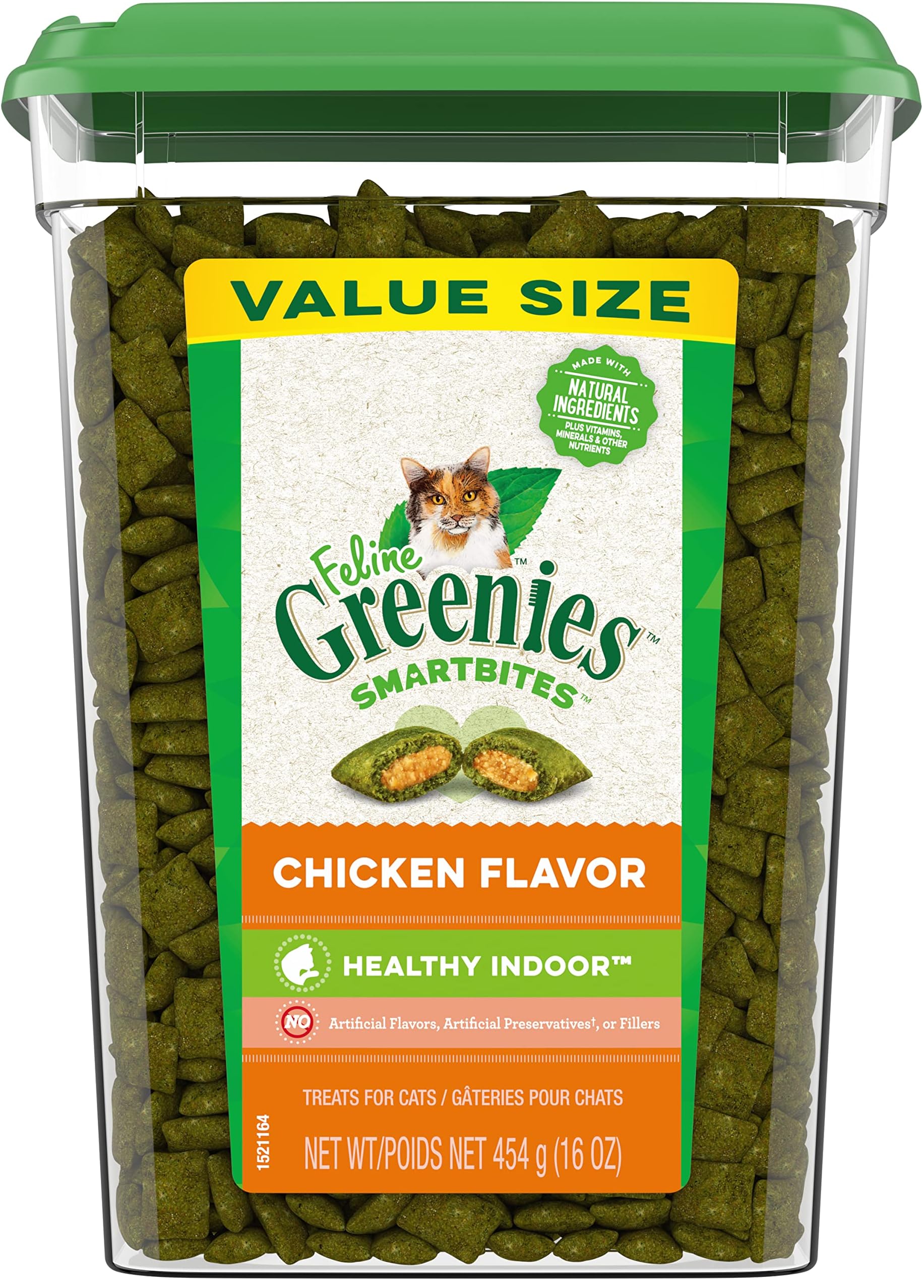 Amazon.com: FELINE GREENIES SMARTBITES HEALTHY INDOOR Natural Treats ...
