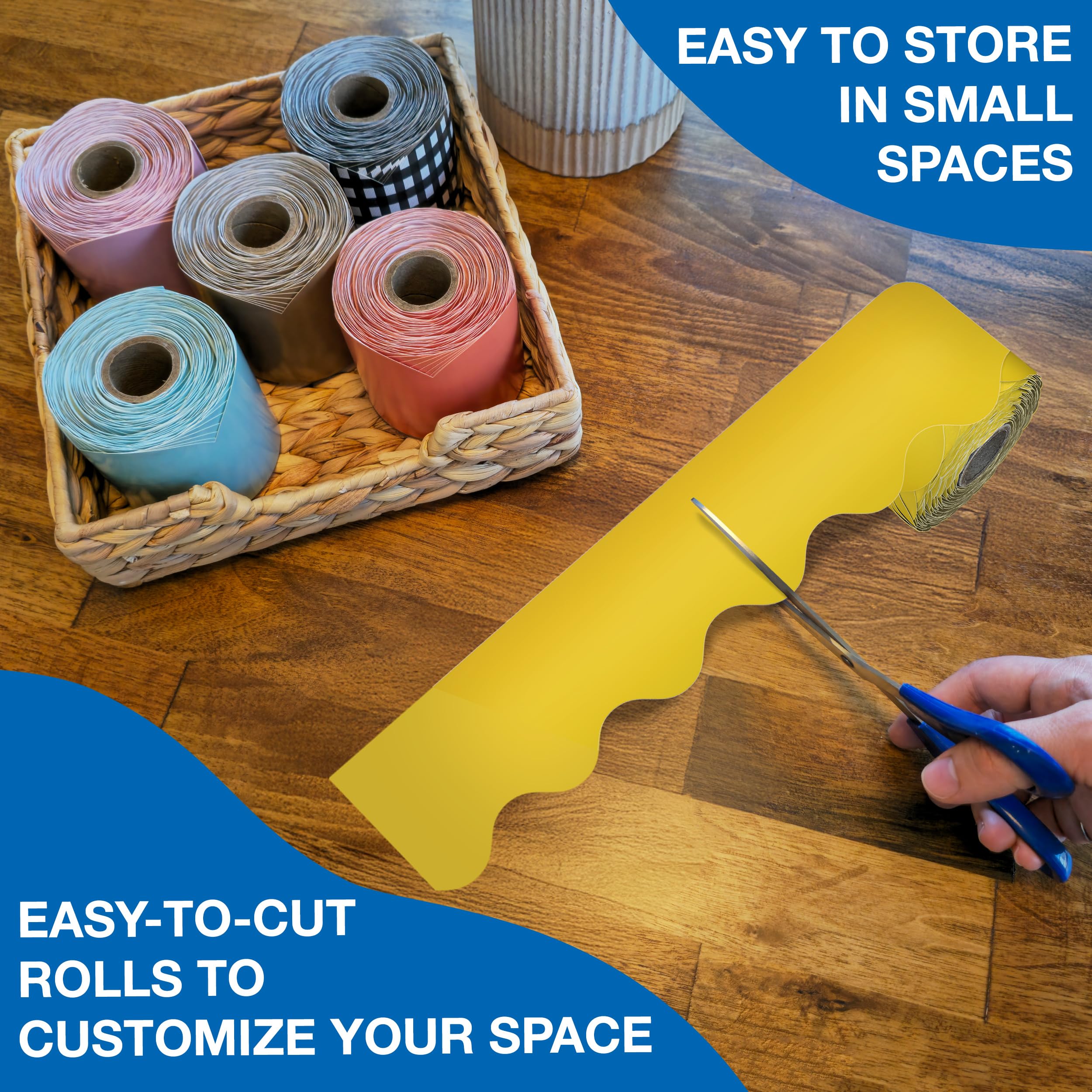 Snapklik.com : Carson Dellosa 65Ft Of Yellow Bulletin Board Borders, 1 ...