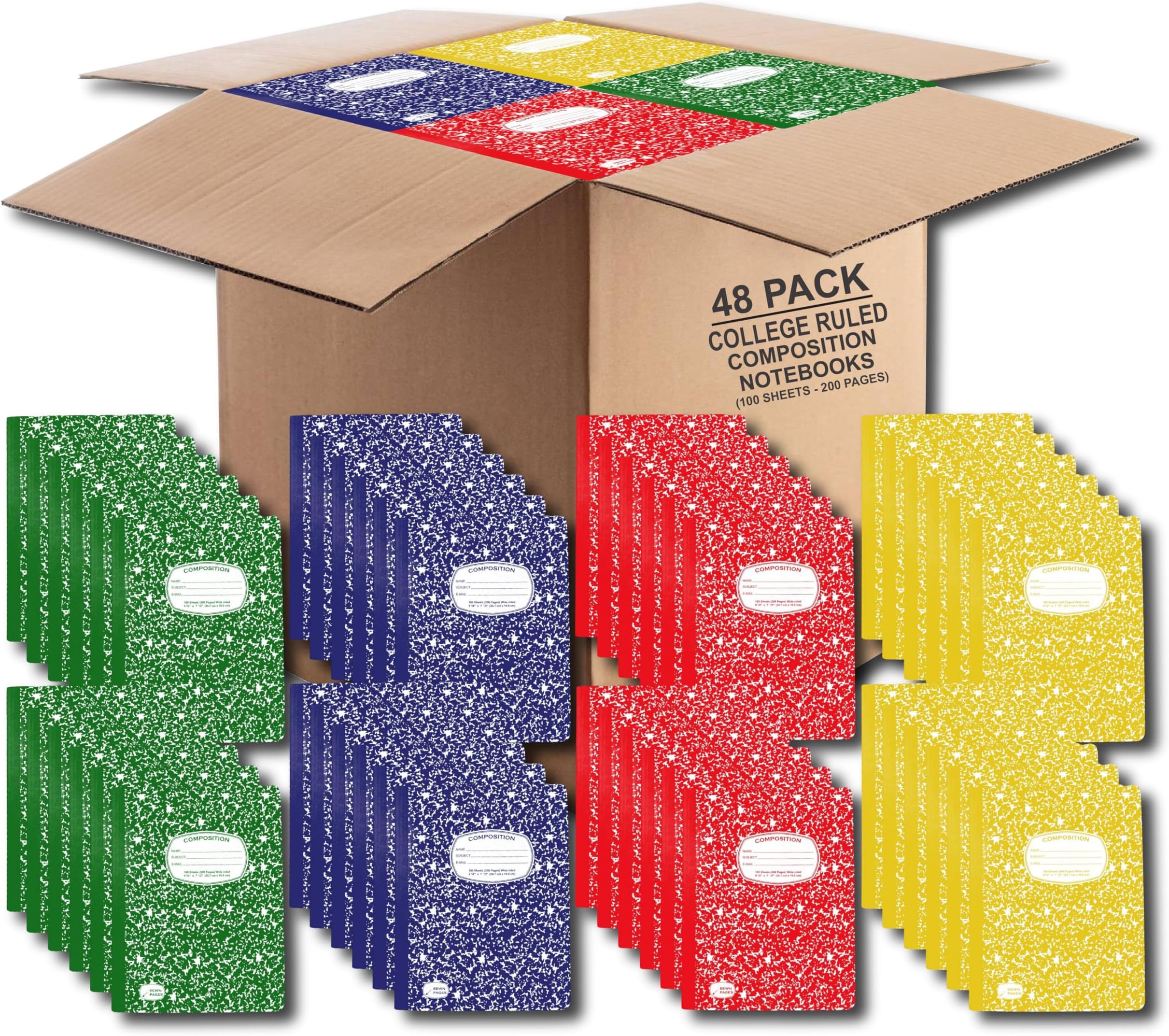 Amazon.com : Composition Notebook College Ruled Composition Notebook ...