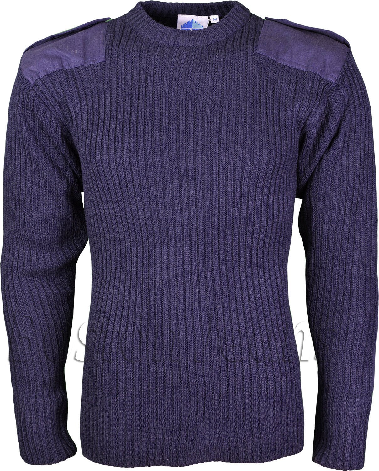 Mens Army Pullover Security Military Jumper Knitted Sweater Crew Neck ...