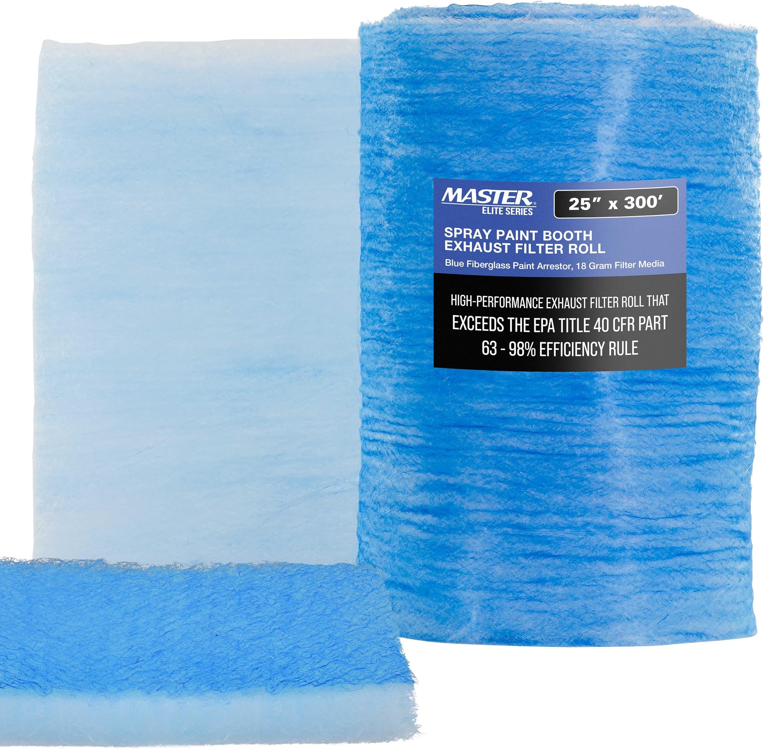 Amazon.com: Master Elite Premium Paint Spray Booth Exhaust Filter Roll ...
