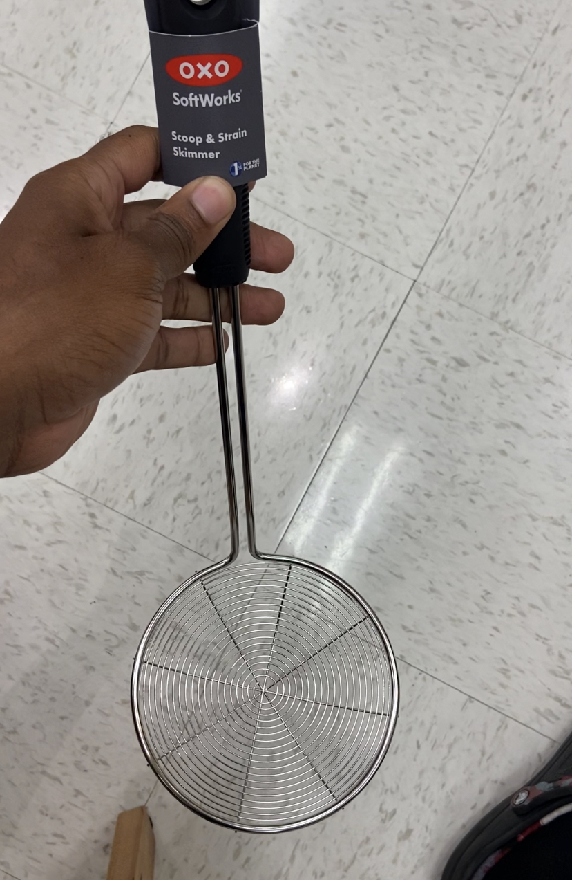 Watch Review OXO Good Grips Stainless Steel Spider Scoop & Strain on ...