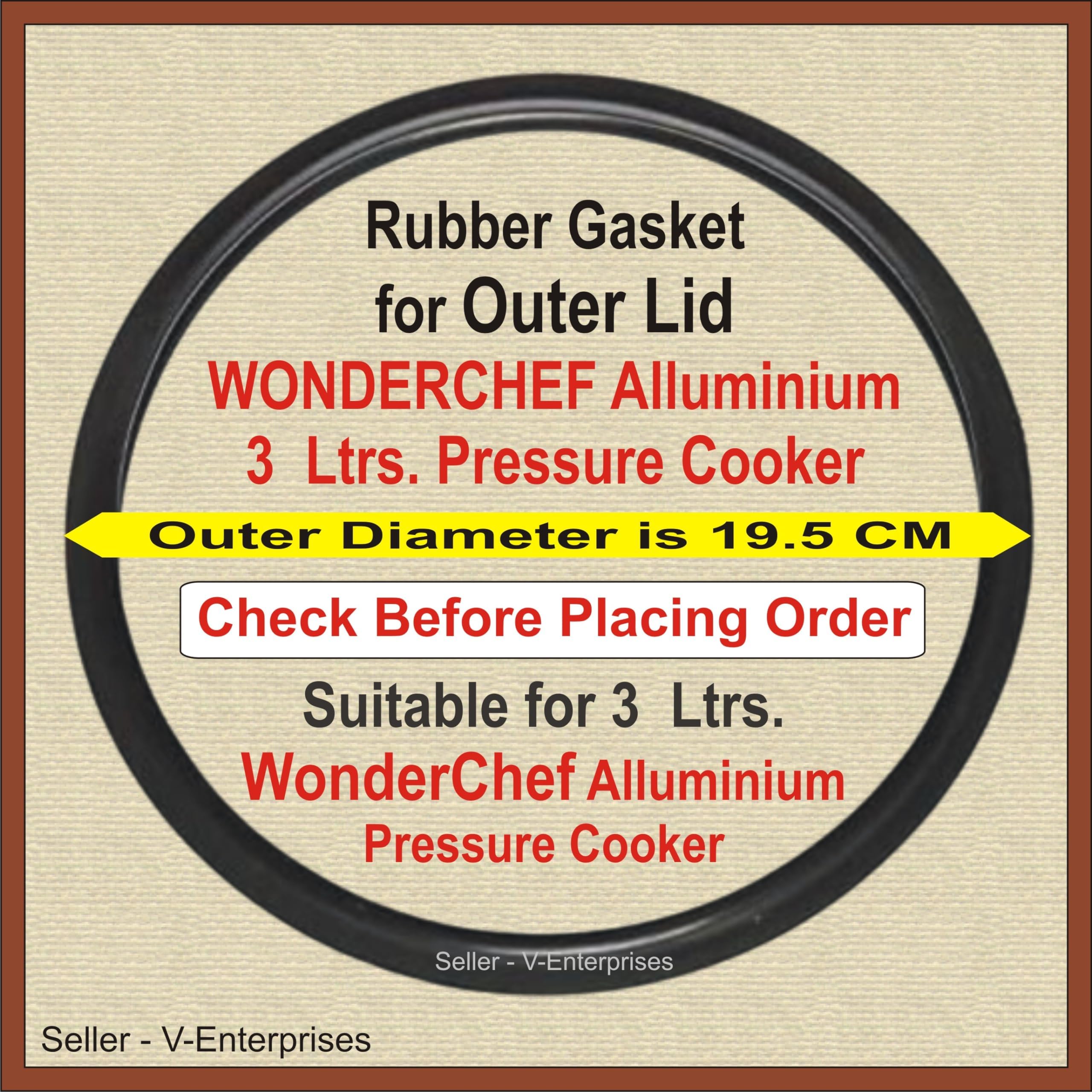 Buy B bau® Pressure Cooker Rubber Gasket For All type of Inner Lid ...