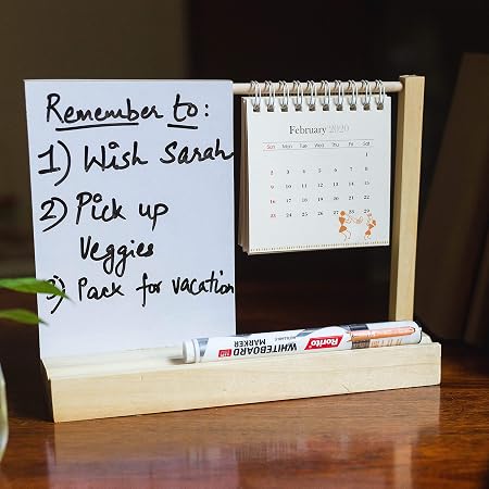 IVEI Warli Desk Calendar with Whiteboard - Desk Organizer - Multi ...