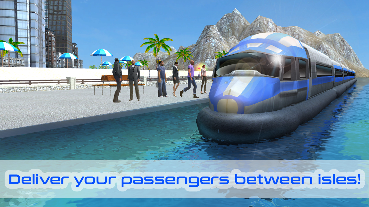 Water Train Station Railway Rush: Passenger Picking Train Delivery ...