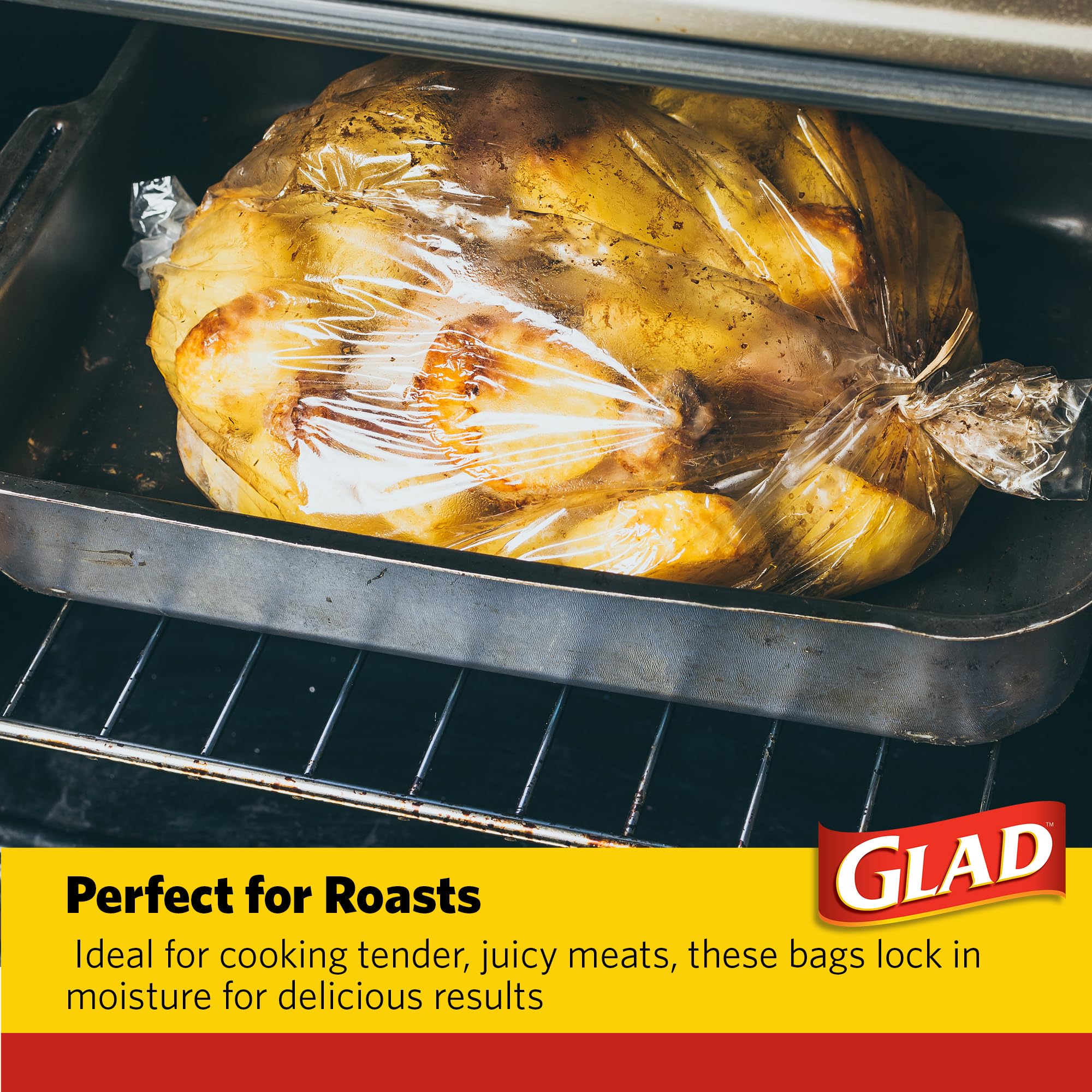 Snapklik.com : Glad Large Size Oven Bags For Meats & Poultry BPA-Free ...