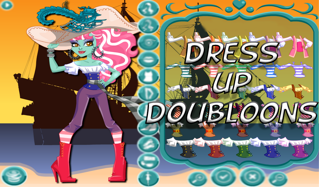 Dress up Doubloons monster - App on Amazon Appstore