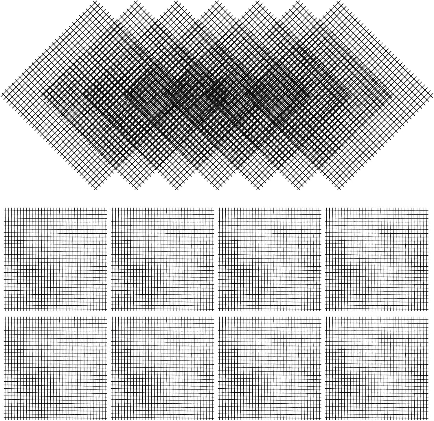 Amazon.com: MOZEAT LENS 50 Packs Flower Pot Hole Mesh Pad 4 Inch Square ...