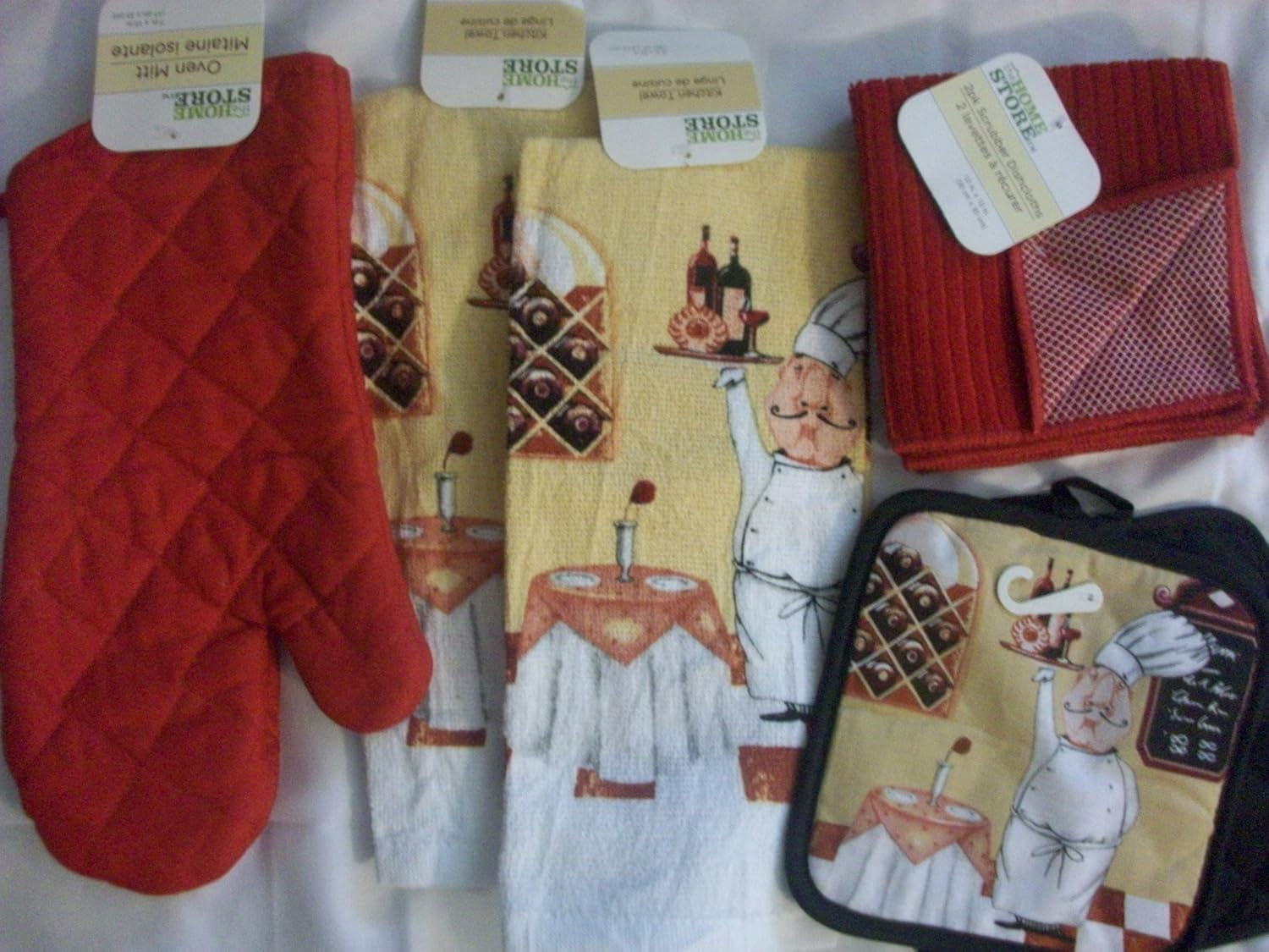 Amazon.com: Gingerbread Men Chrstmas Kitchen Dish Towels Set with Pot ...