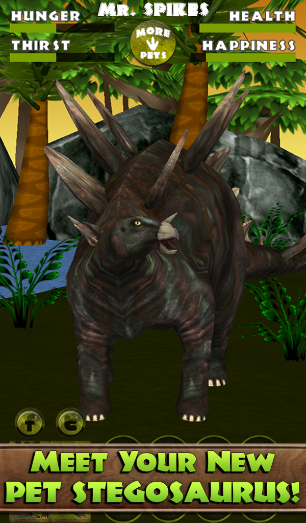 Virtual Pet Dinosaur: Stegosaurus - App on Amazon Appstore