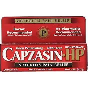 Amazon.com: Capzasin-HP Arthritis Relief Topical Analgesic Cream, 1 ...