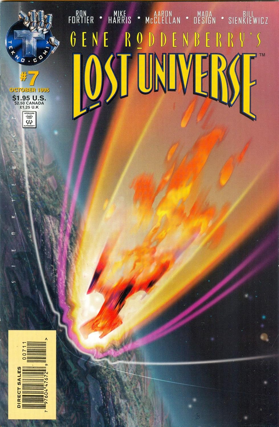 Lost Universe (Gene Roddenberry's…), Edition# 7: Tekno: Amazon.com: Books