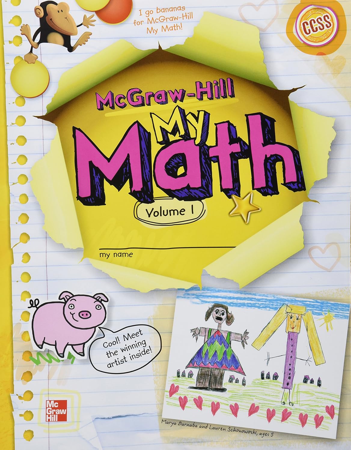McGraw-Hill My Math, Grade K, Student Edition Package (volumes 1 and 2 ...