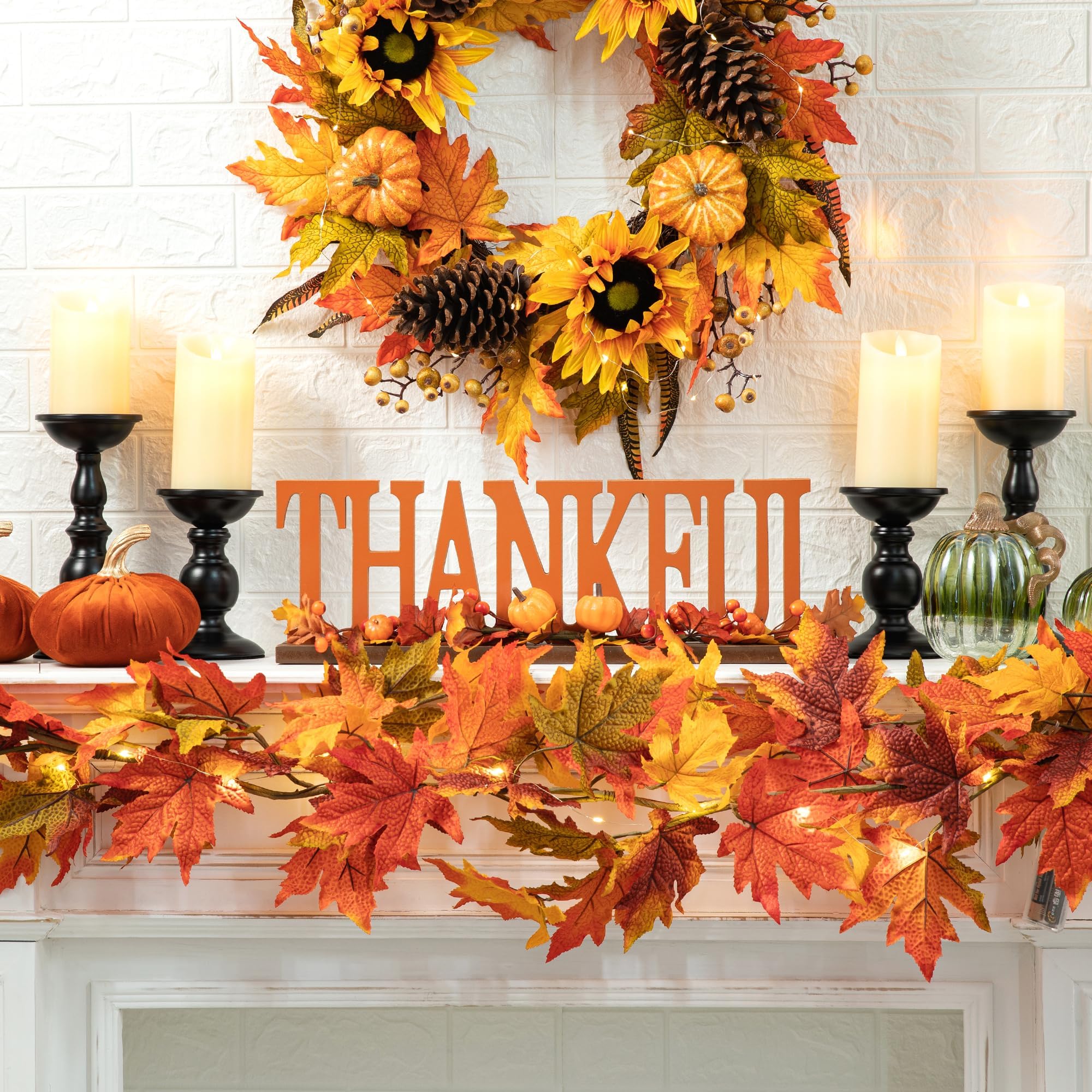 Amazon.com: Give Thanks Wood Rustic Style Wall Décor Sign 6x18 : Home ...