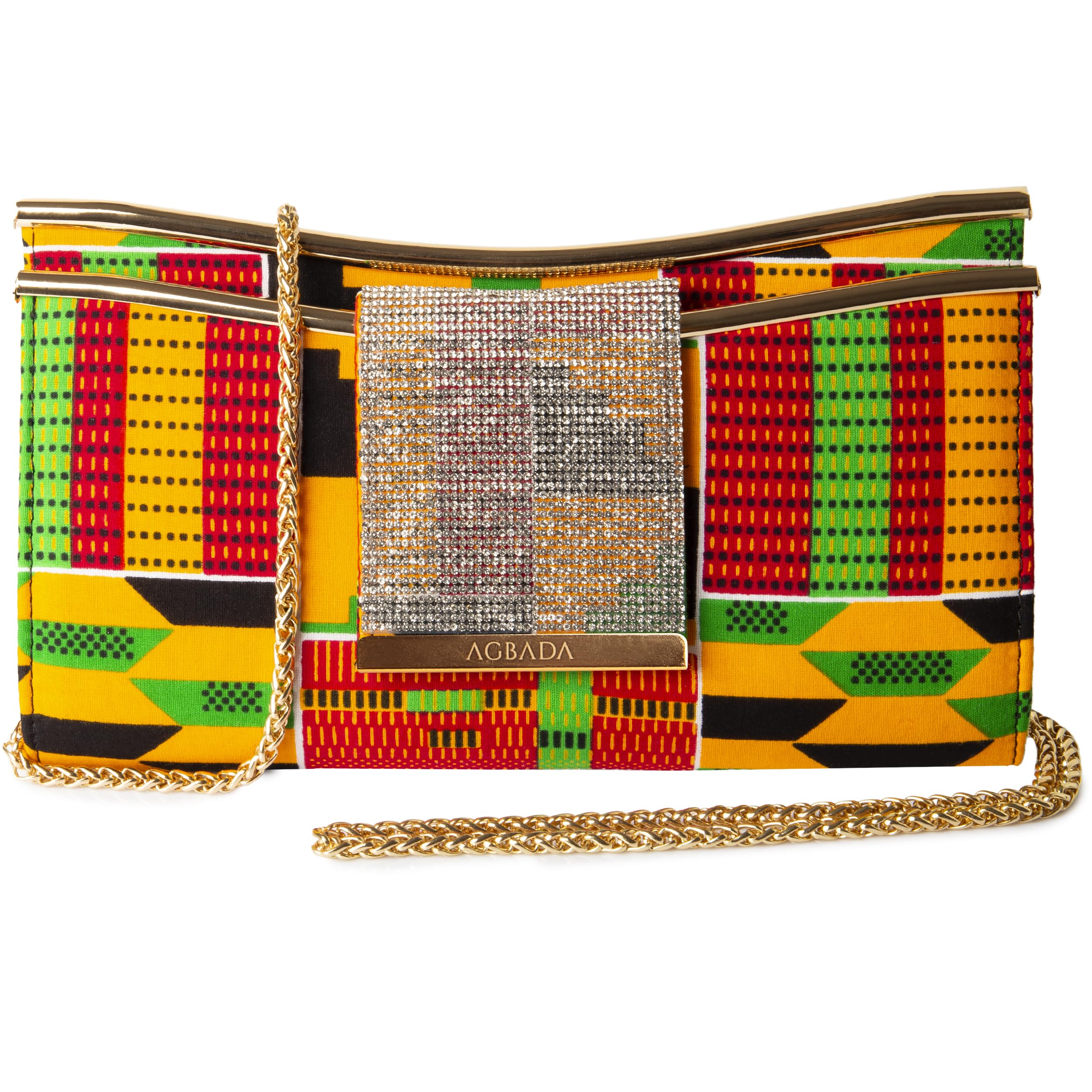 Agbada African Purse for Black Women Wallet Kente Evening Bag Clutch ...