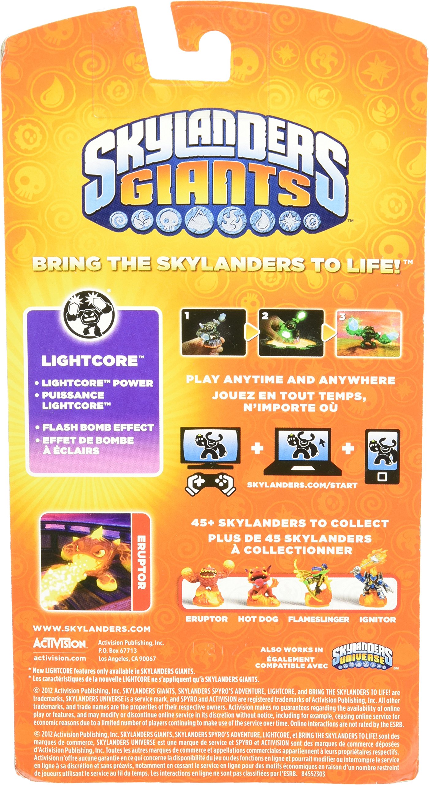 Skylanders Legendary Eruptor