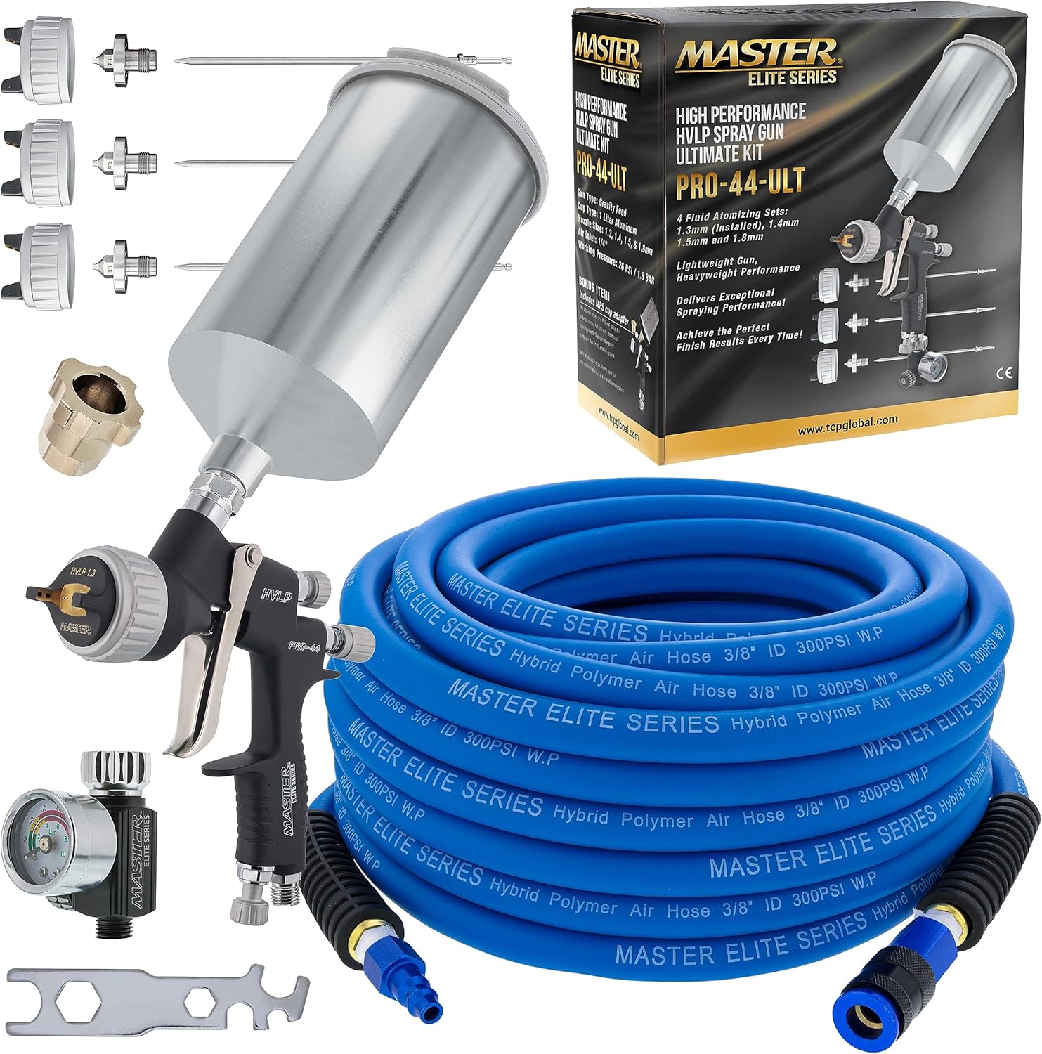 Amazon.com: Master Elite High Performance PRO-44 Series HVLP Spray Gun ...