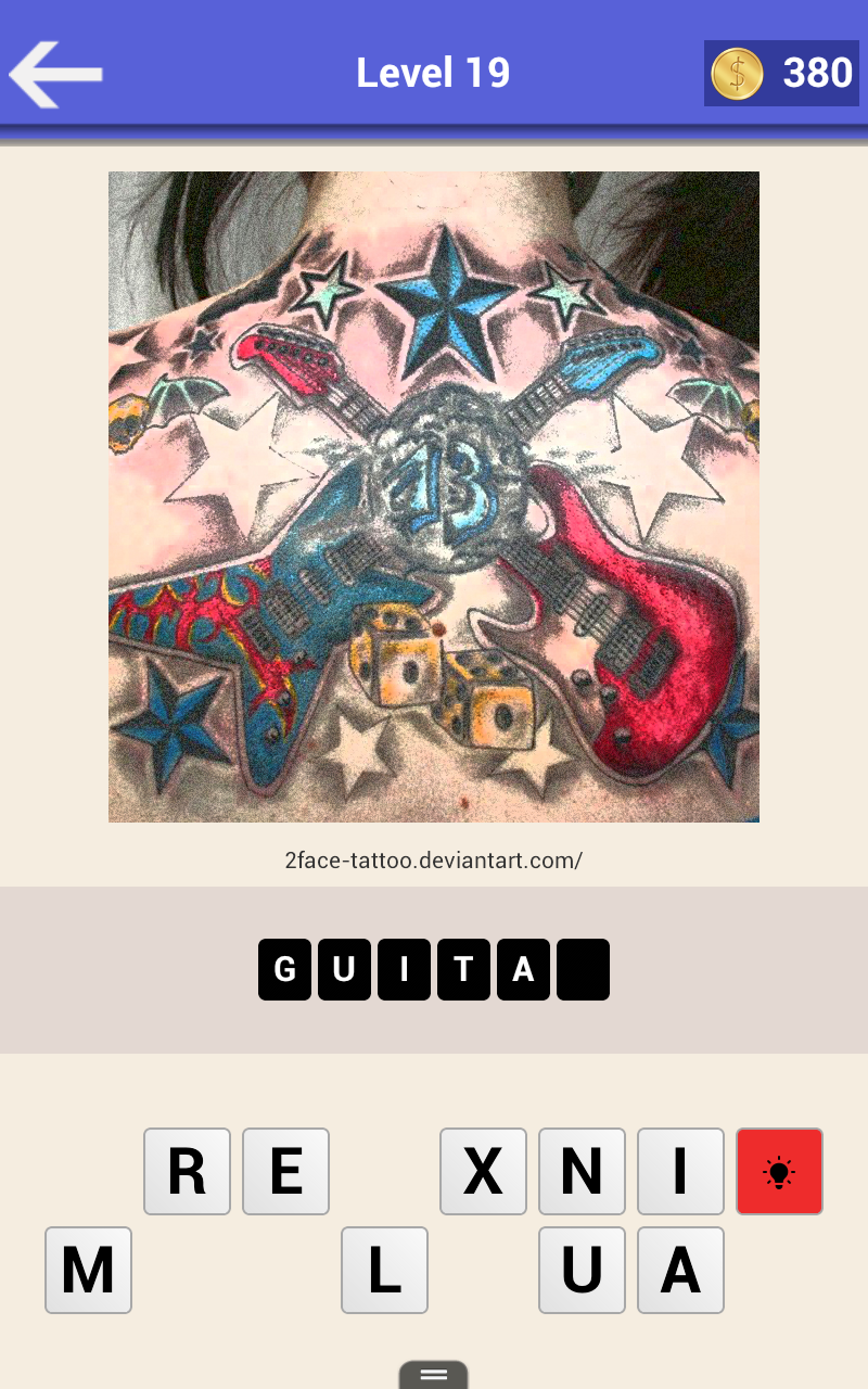 Guess the Tattoo Quiz - App on Amazon Appstore