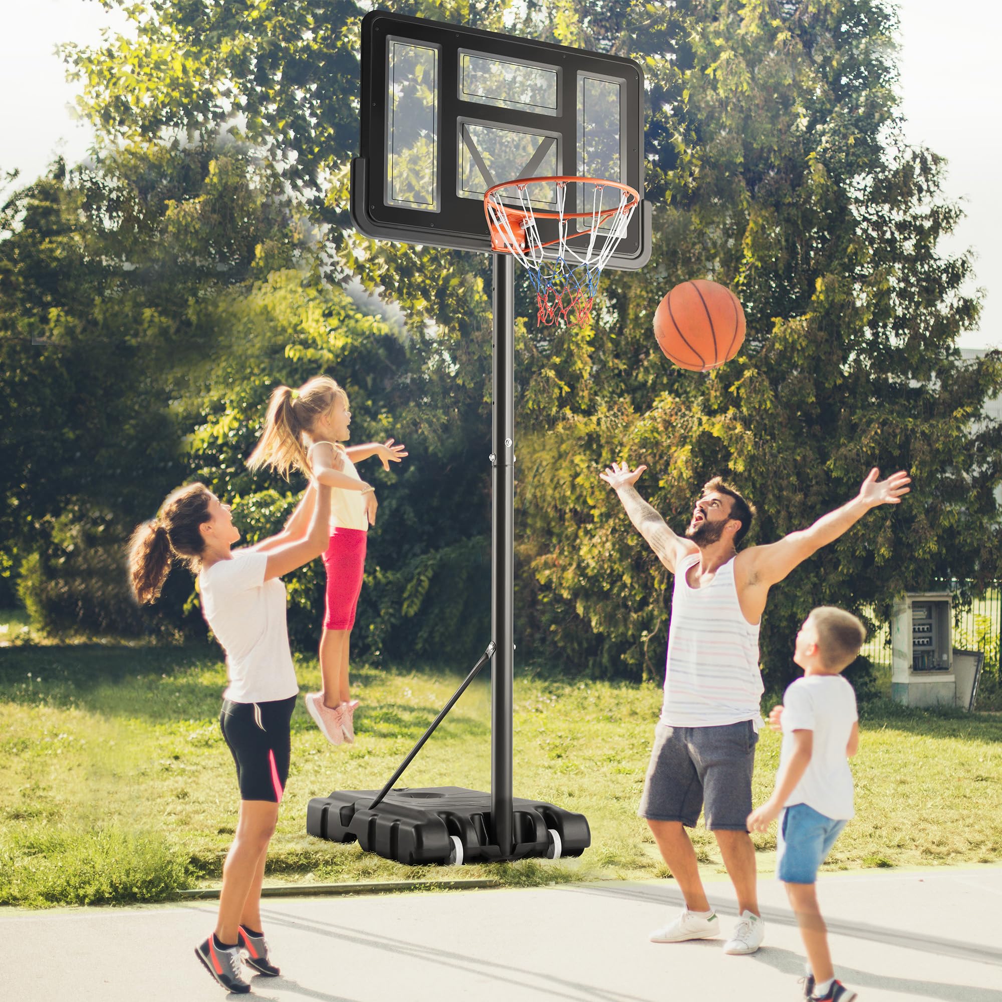 Snapklik.com : DUMOS Portable Basketball Hoop Outdoor - 10FT Height ...