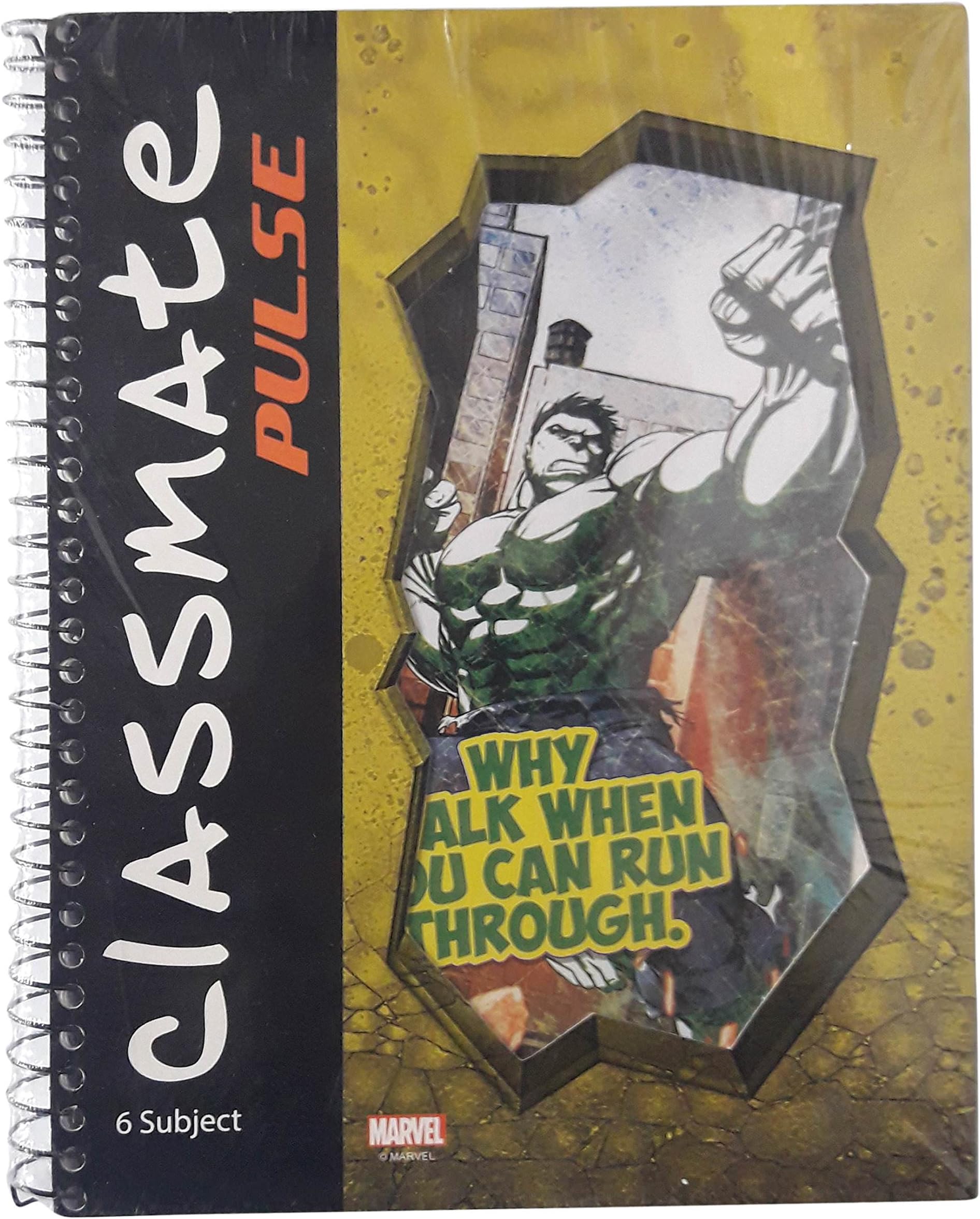 Classmate Pulse 6 Subject Notebook - Single Line, 300Pages : Amazon.in ...