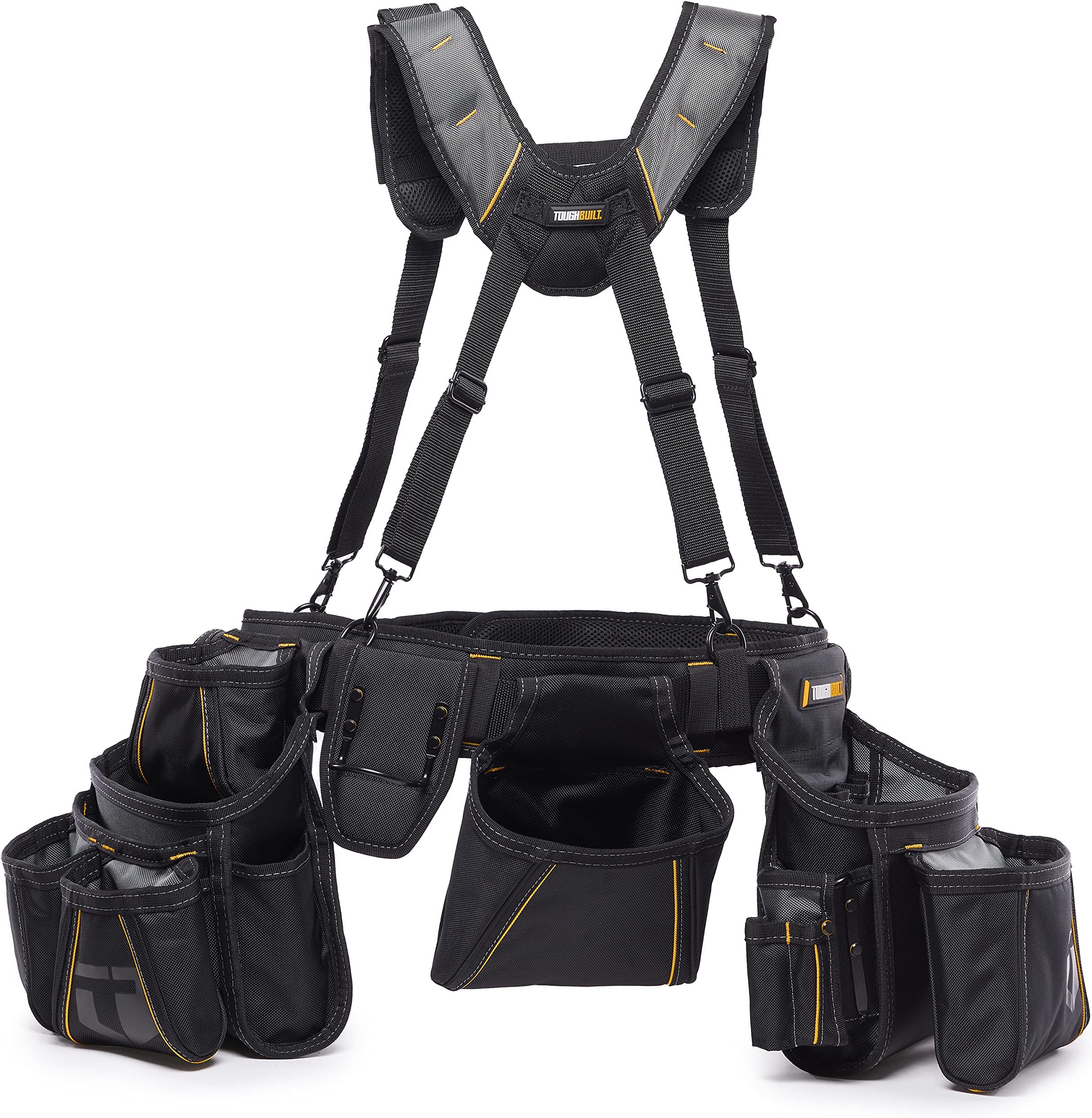 ToughBuilt - 4-piece Contractor Tool Belt Set - Heavy Duty and Durable ...