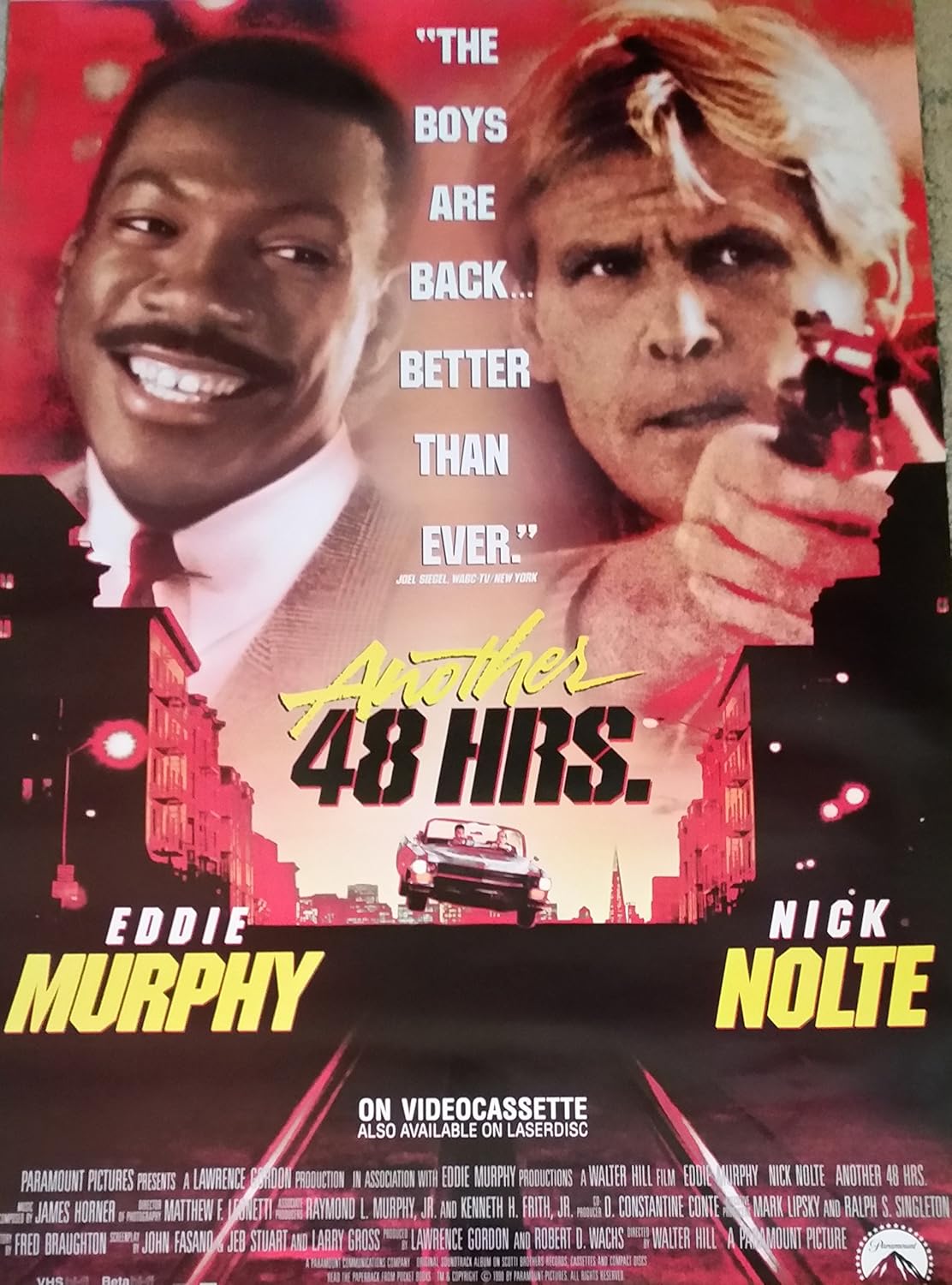 Another 48 Hours Movie Poster 27 x 40 (Video Release) at Amazon's ...