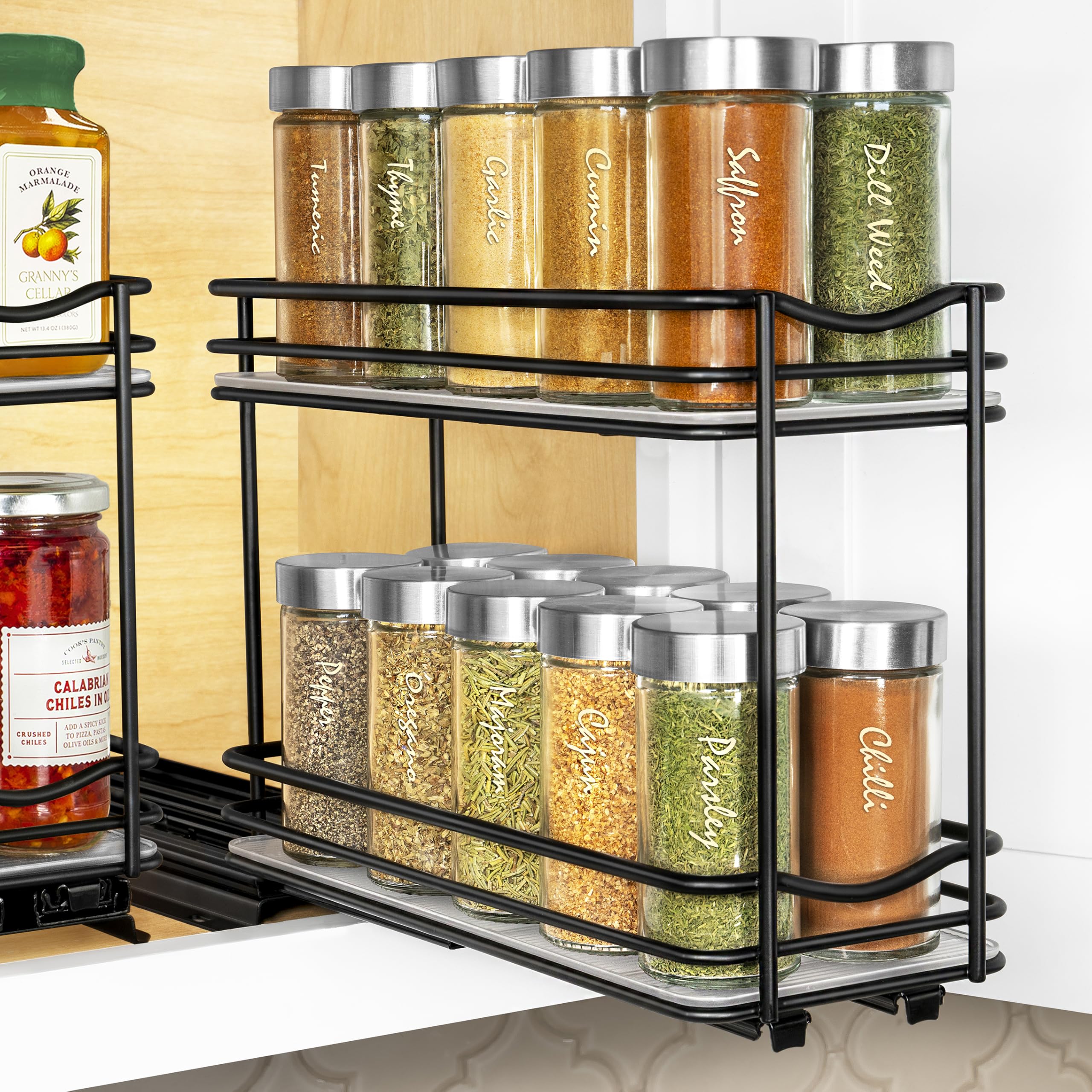 Spice Rack Pull Out Upper Cabinet
