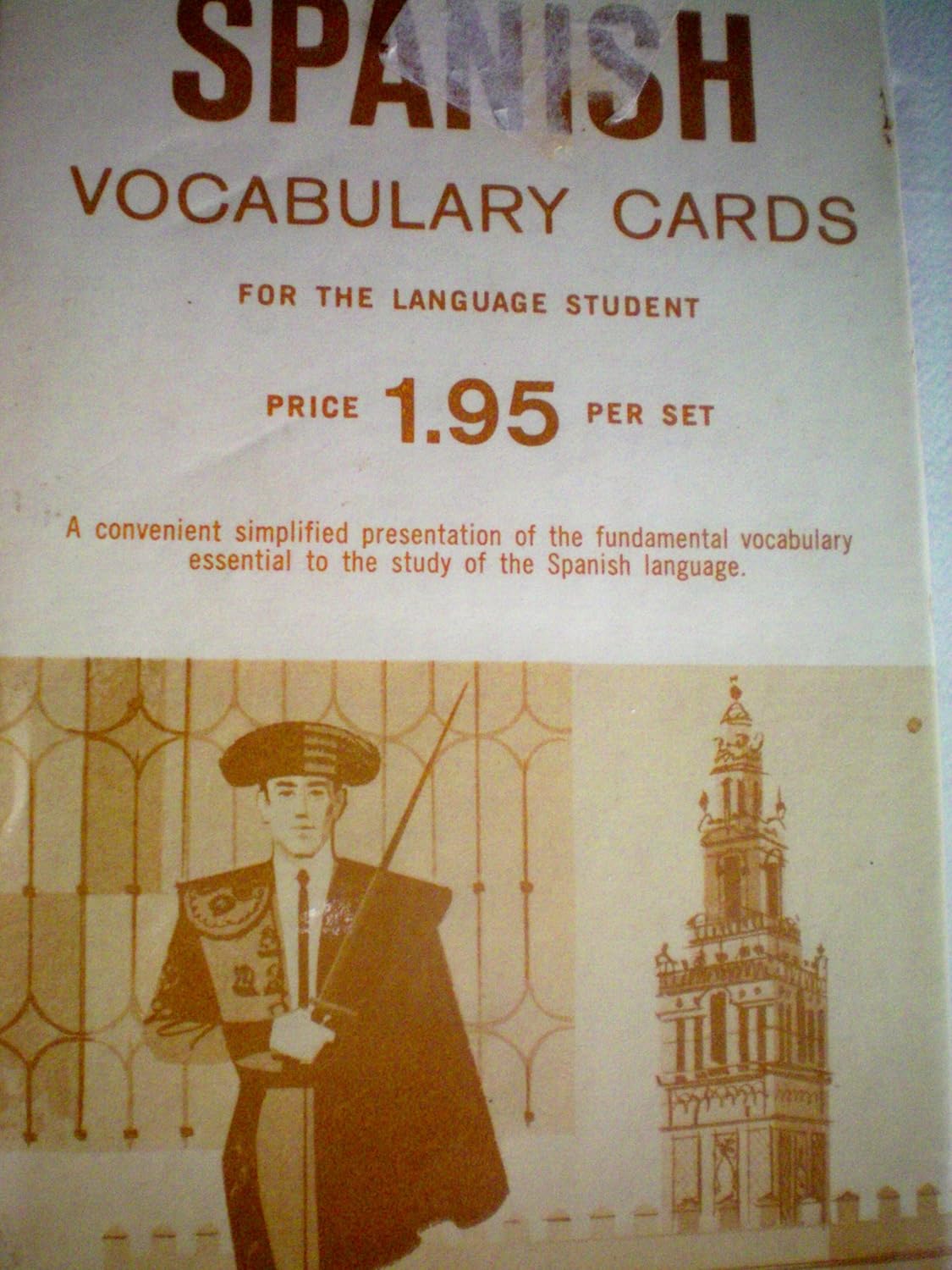 Spanish Vocabulary Cards for the Language Student ... a convenient ...
