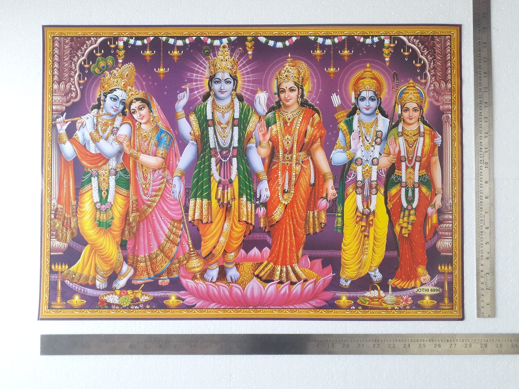Lord Vishnu Lakshmi Maa Radha Krishna Lord Ram Devi Sita | Desertcart Japan