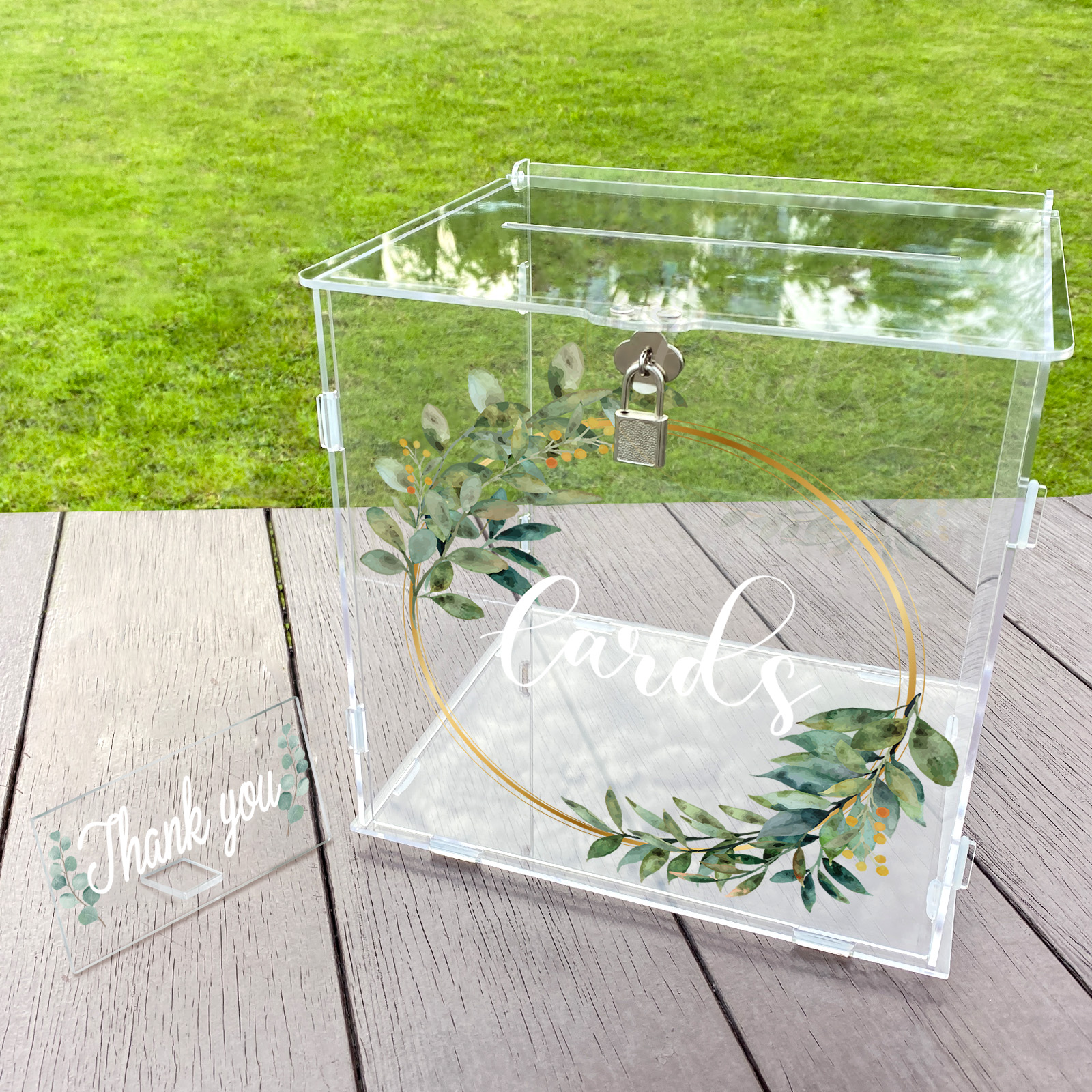 Aqua And Cobalt Blue Wedding Card Box Dusty Blue Card Box Etsy UK