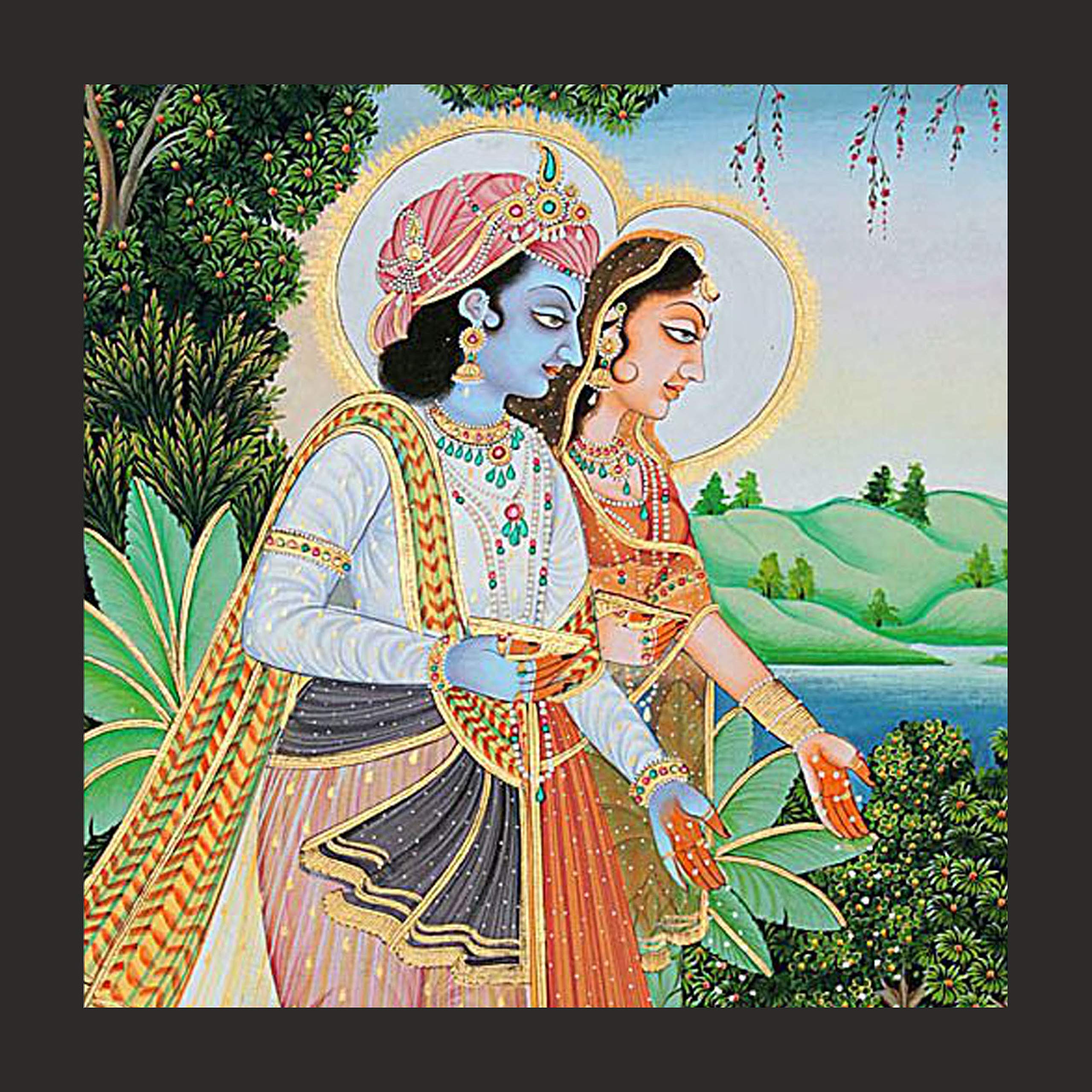 Beautiful Miniature Paintings Of Radha Krishna