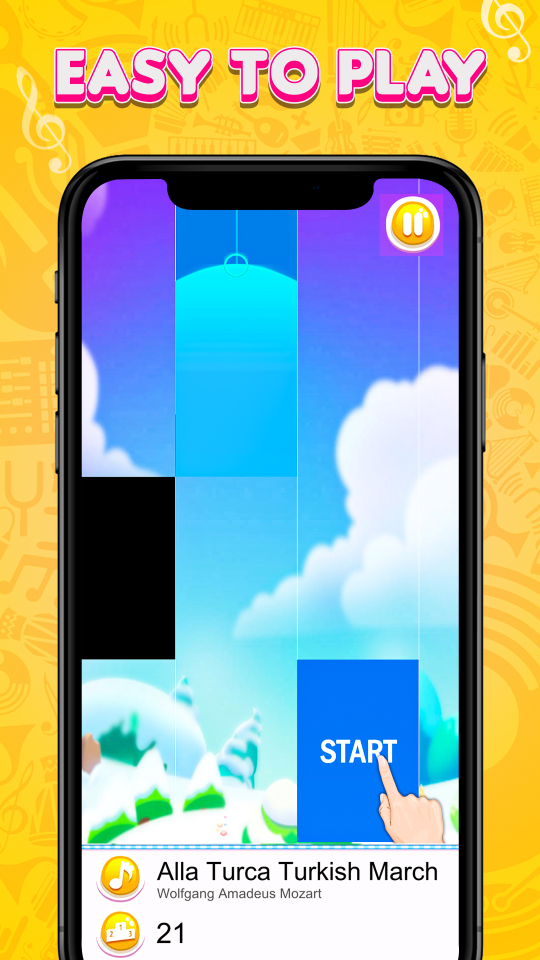 Piano Beat Musical Tiles Hop EDM Rush: Perfect Rhythm Music Game - App ...