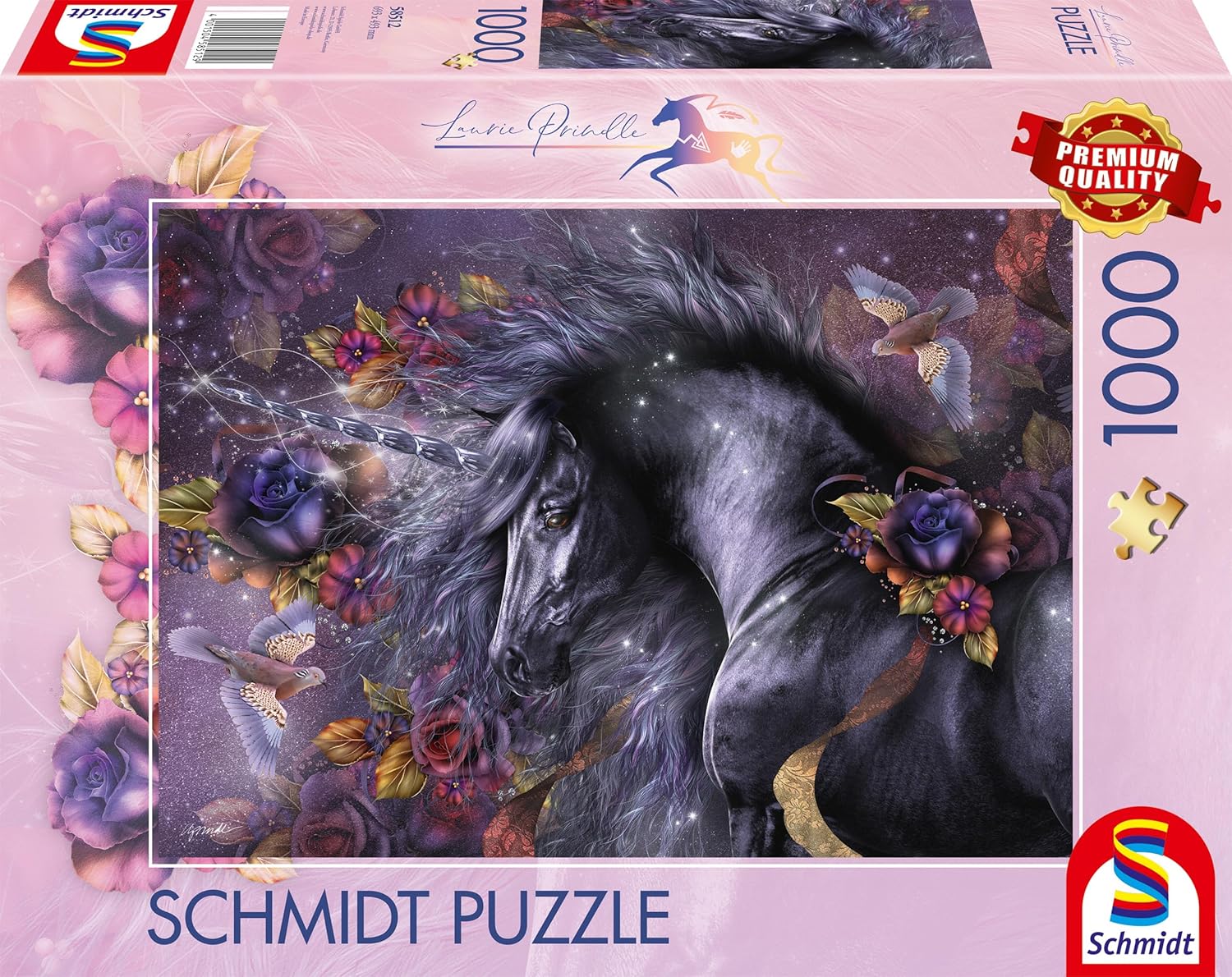 Schmidt | Laurie Prindle: Blue Rose (1,000 Pieces) | Jigsaw Puzzle ...