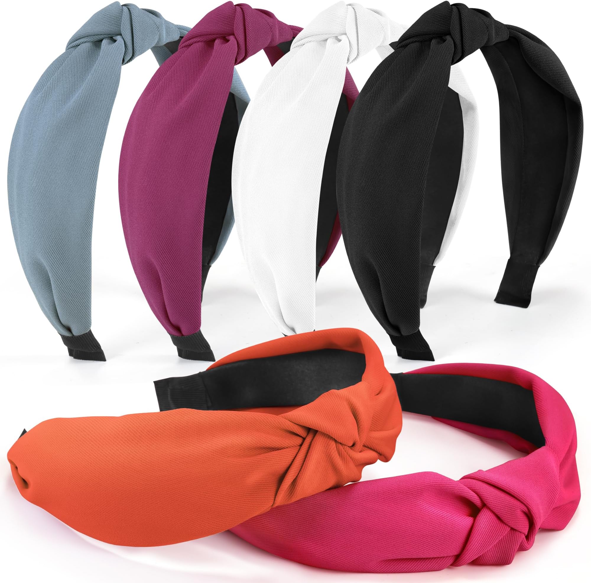 Amazon.com : DiyJibb Headbands for Women Girls - 6PCS Stylish Top ...