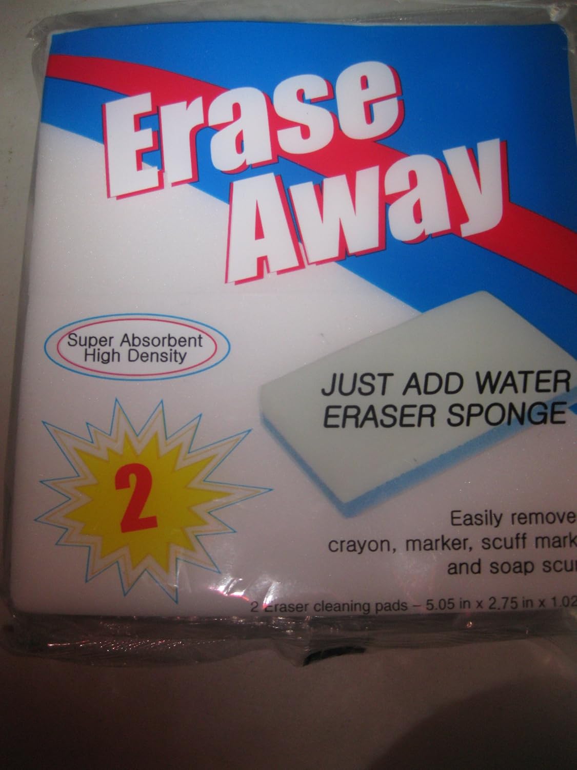 Amazon.com: ERASE AWAY CLEANING PADS by EAGLE 2x2pk : Industrial ...