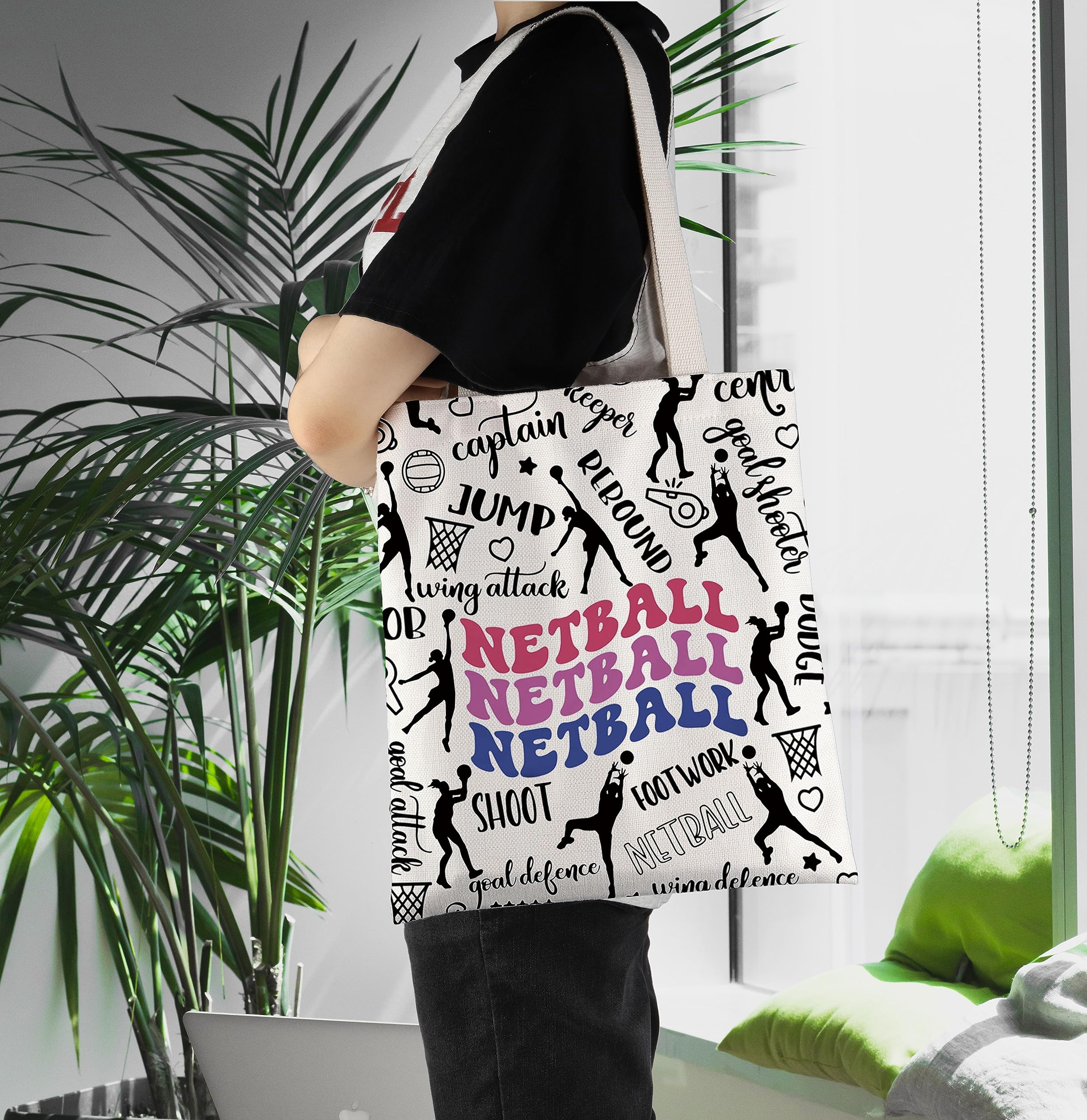 Snapklik.com : ENSIANTH Netball Player Tote Bag Netball Coach ...