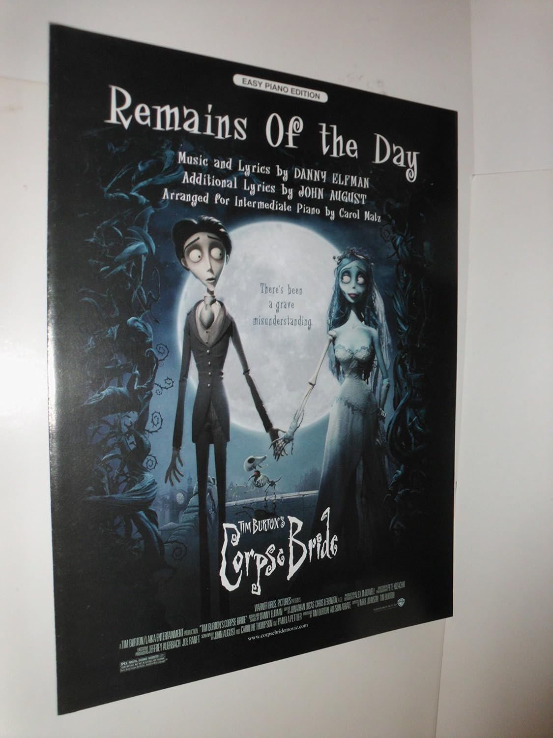 Danny Elfman-Remains of the Day (from Corpse Bride)-Easy Piano by ...