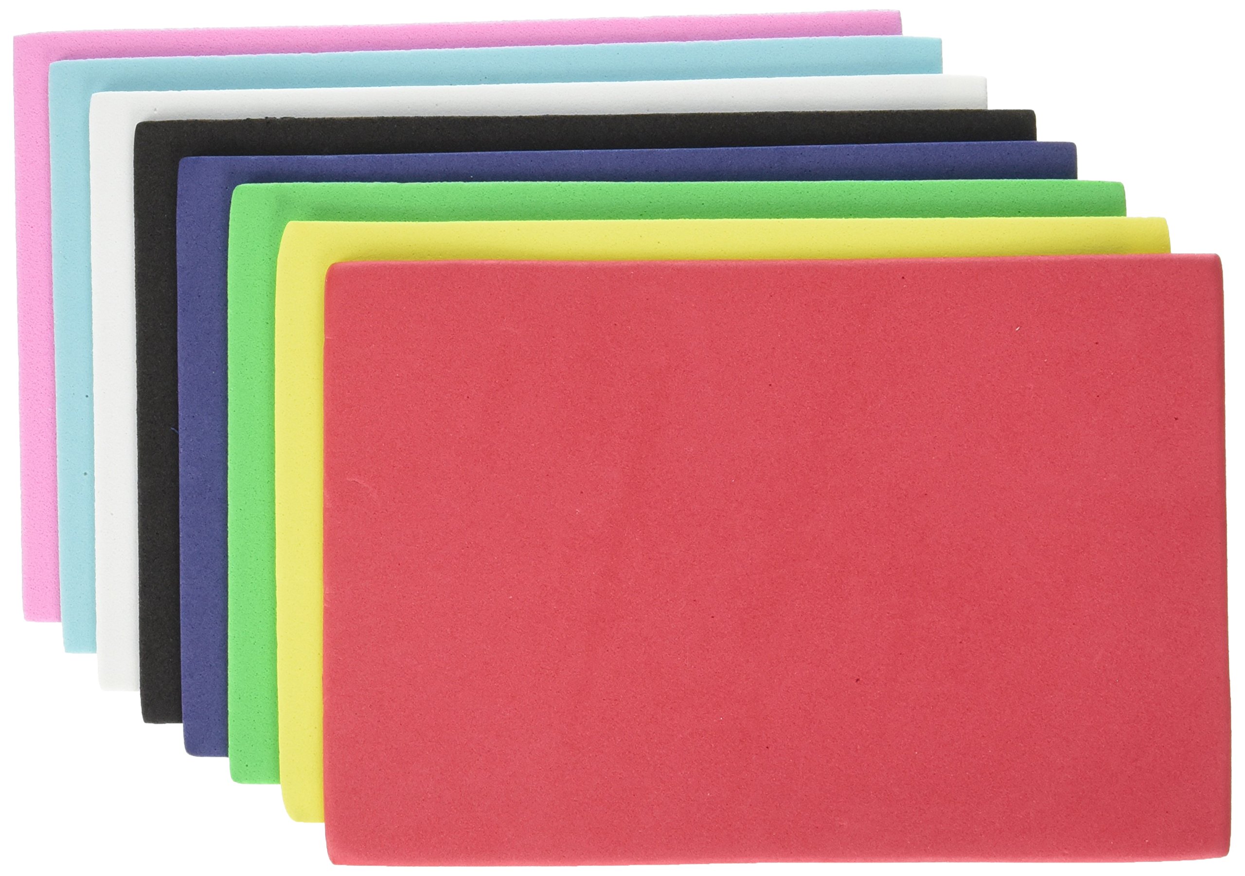 Amazon.com: Multicraft Imports GC044A Foam Sheets 1.5mm 4"X6" 30/Pkg ...