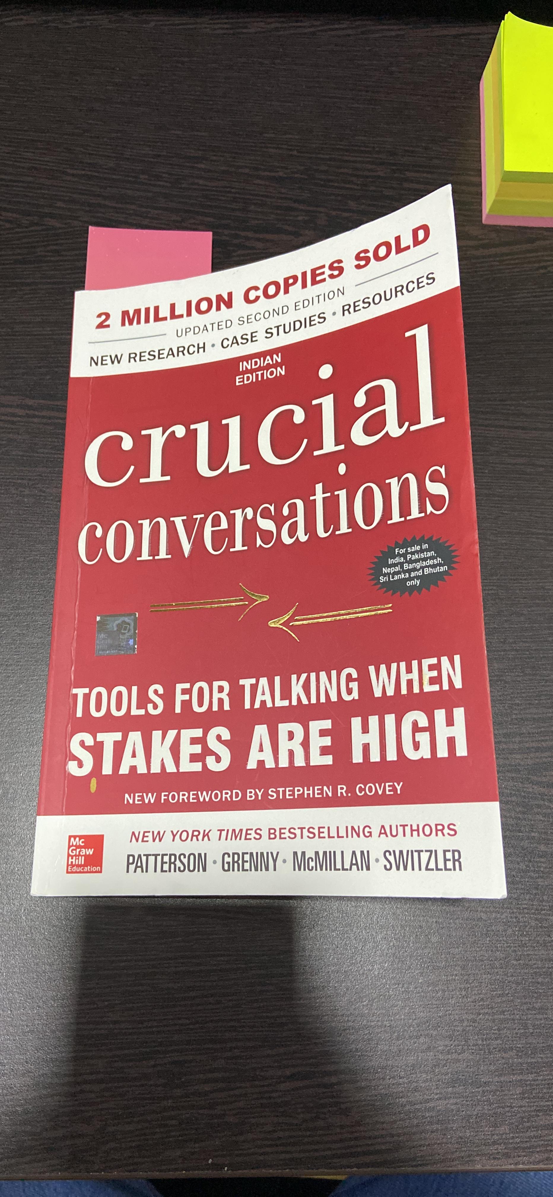 Buy Crucial Conversations: Tools for Talking When Stakes Are High Book ...