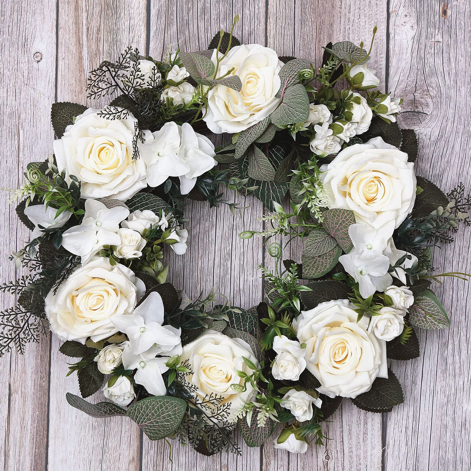 White Wreaths For Weddings Peony Wreaths For Front Door Artificial