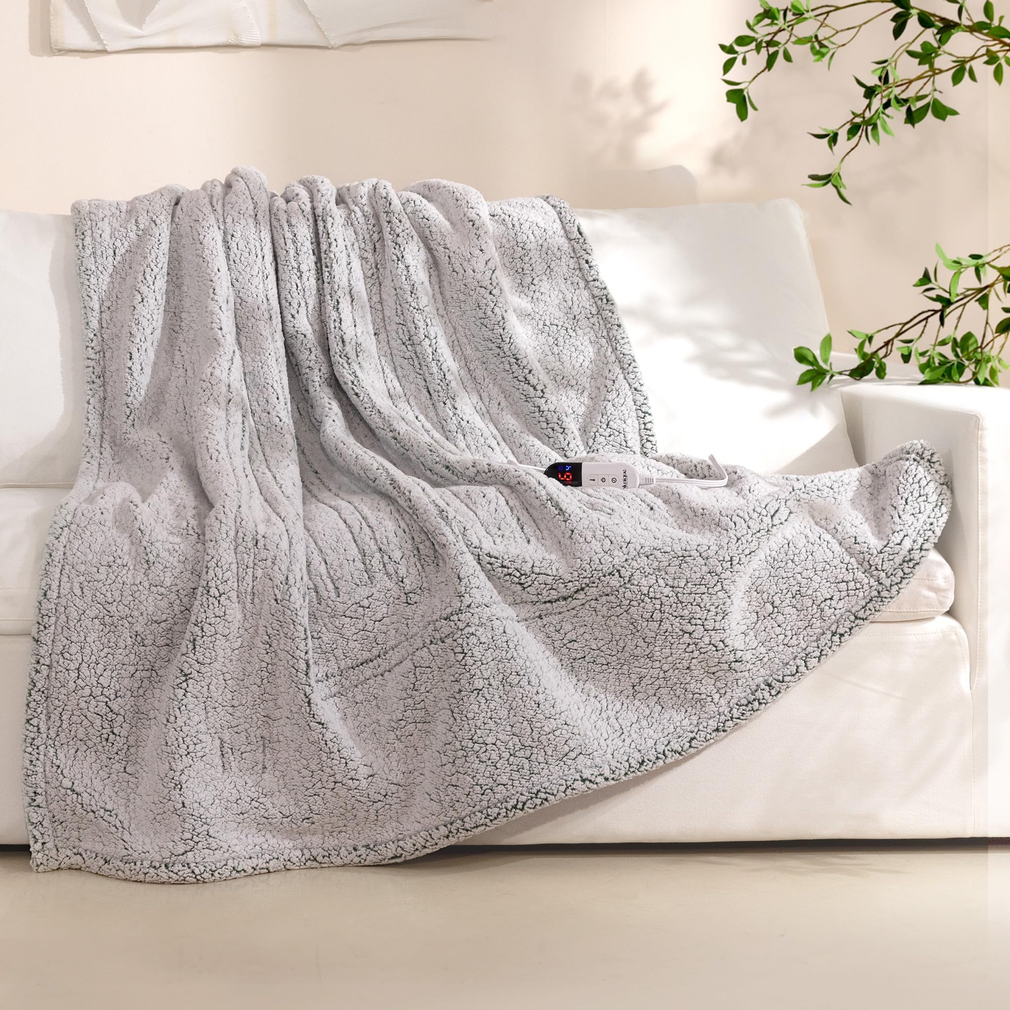 Amazon.com: Berkshire Life Heated Throw - 50 in X 60 in Electric ...