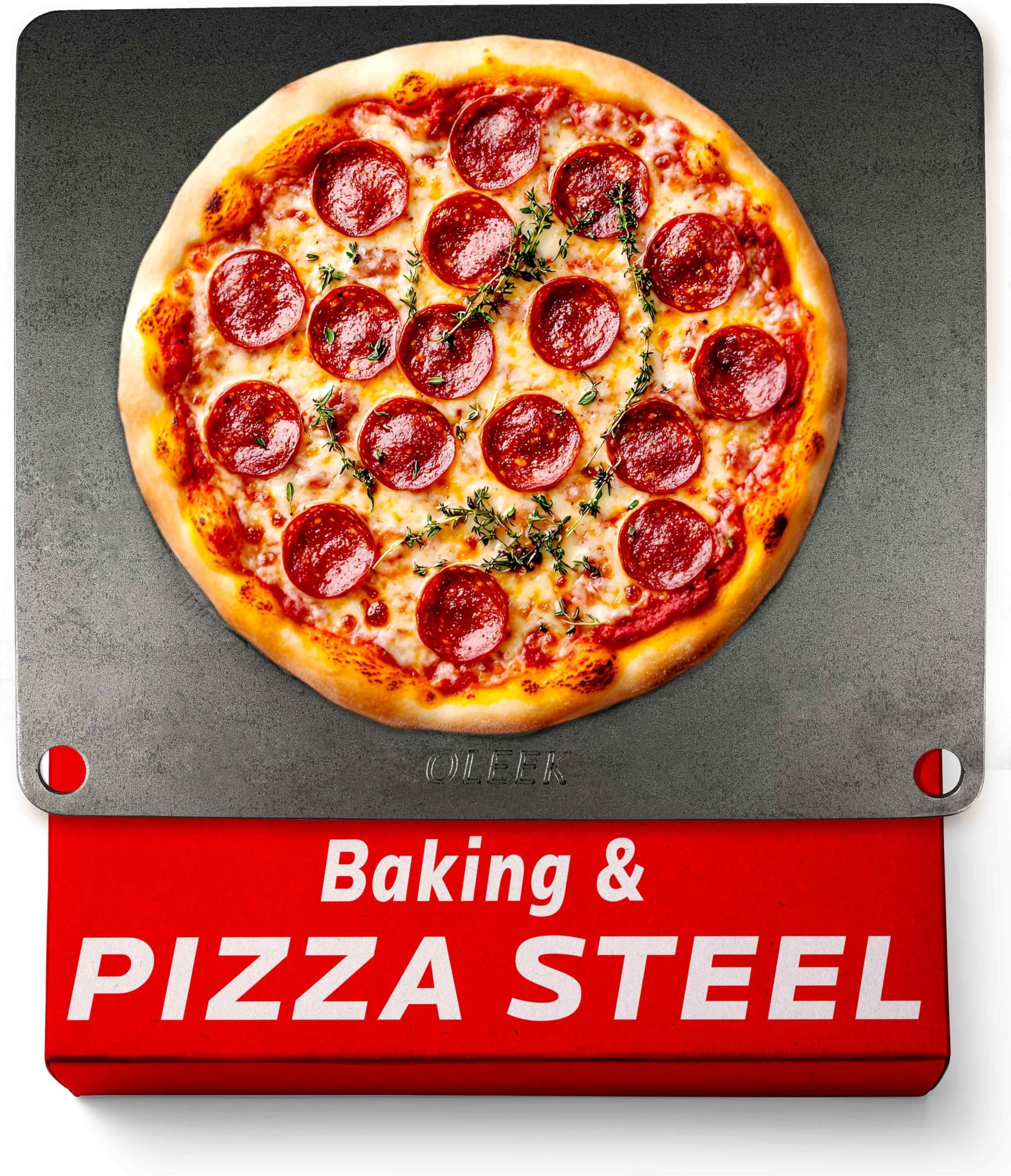 Amazon.com: OLEEK Pizza steel for oven - Metal baking steels for oven ...