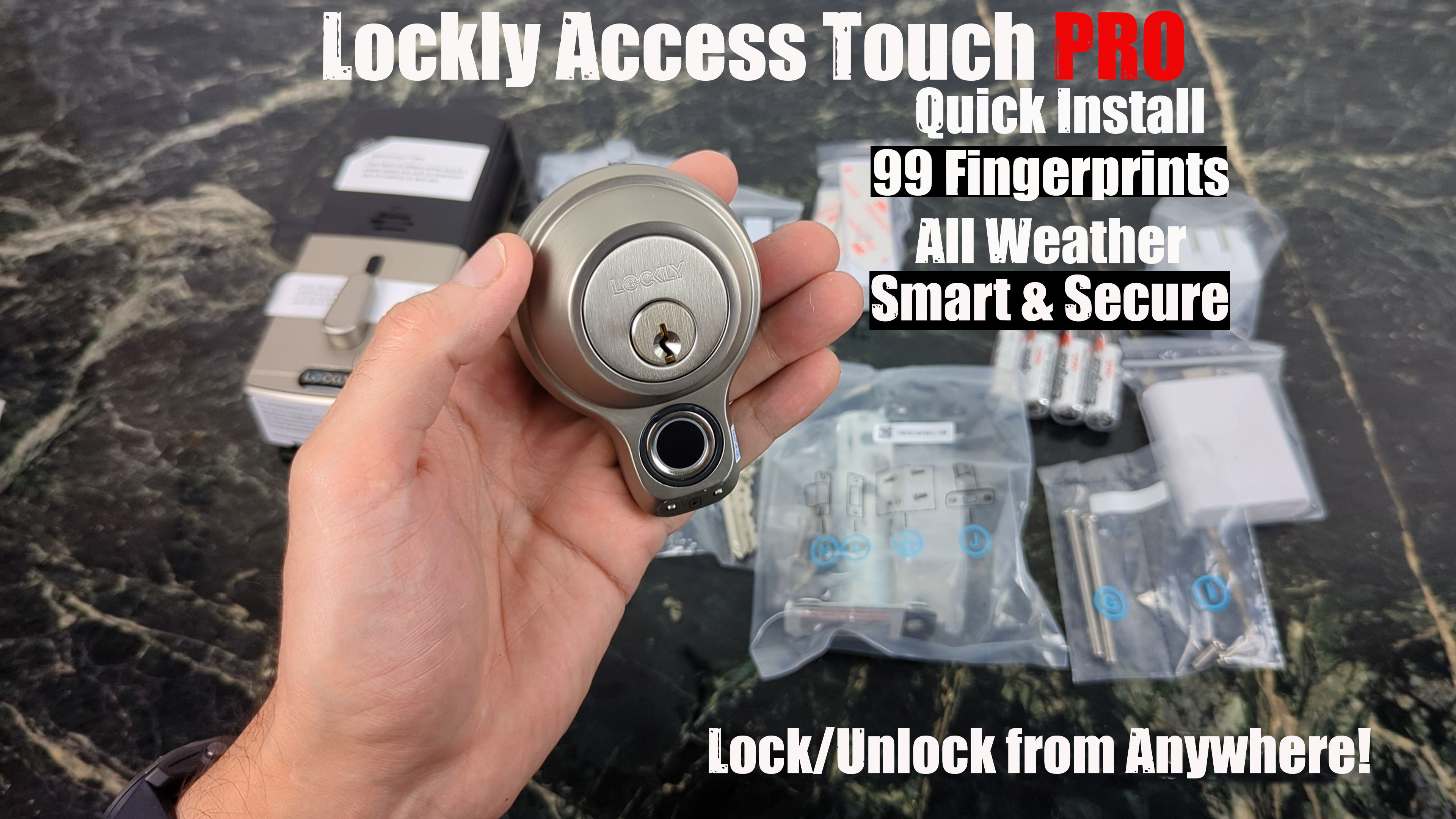 Watch Easy Installation, Fast Fingerprint, Small size! on Amazon Live