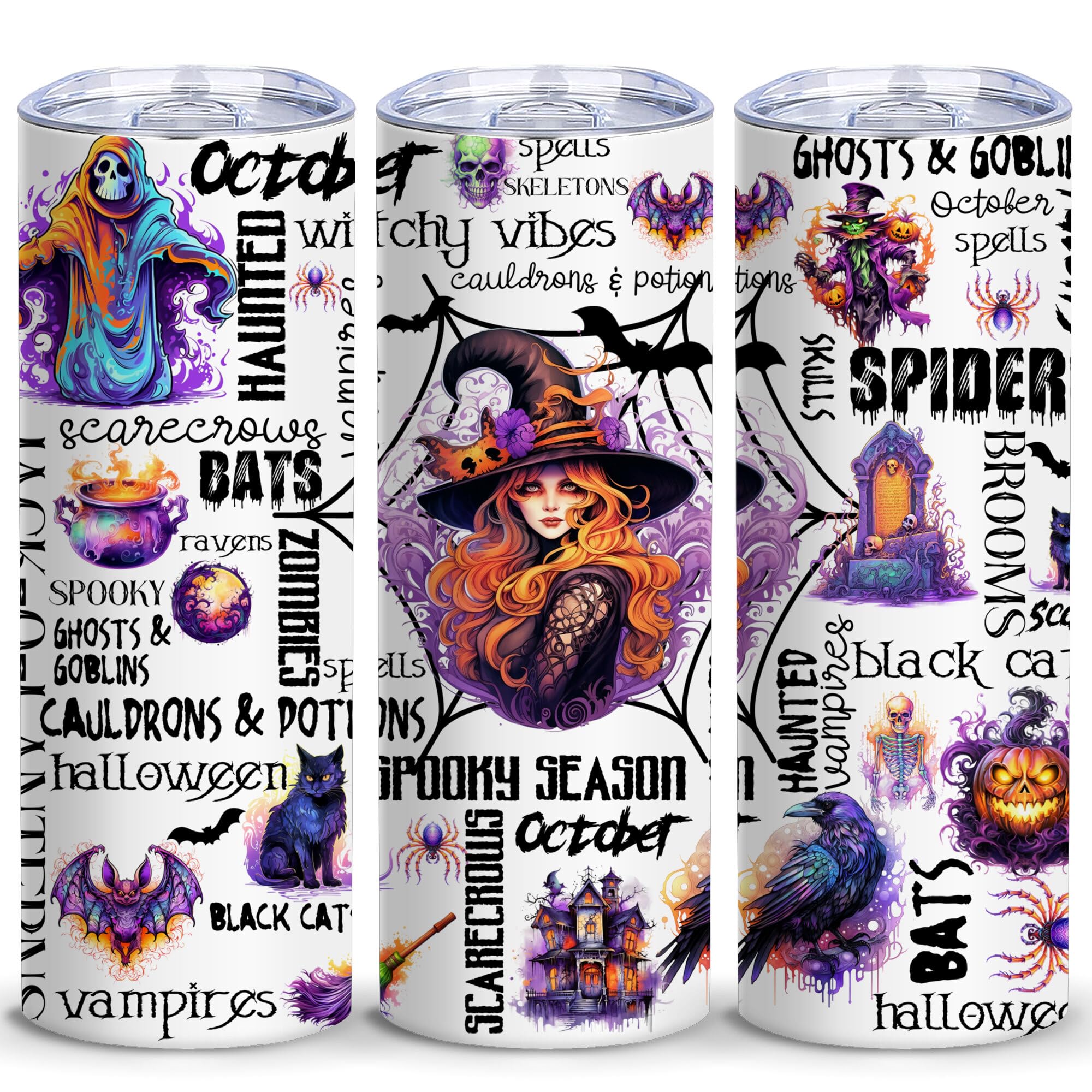 Amazon.com | TUMBTU Witch gifts for Women Adults Witch Tumbler Cup 20oz ...